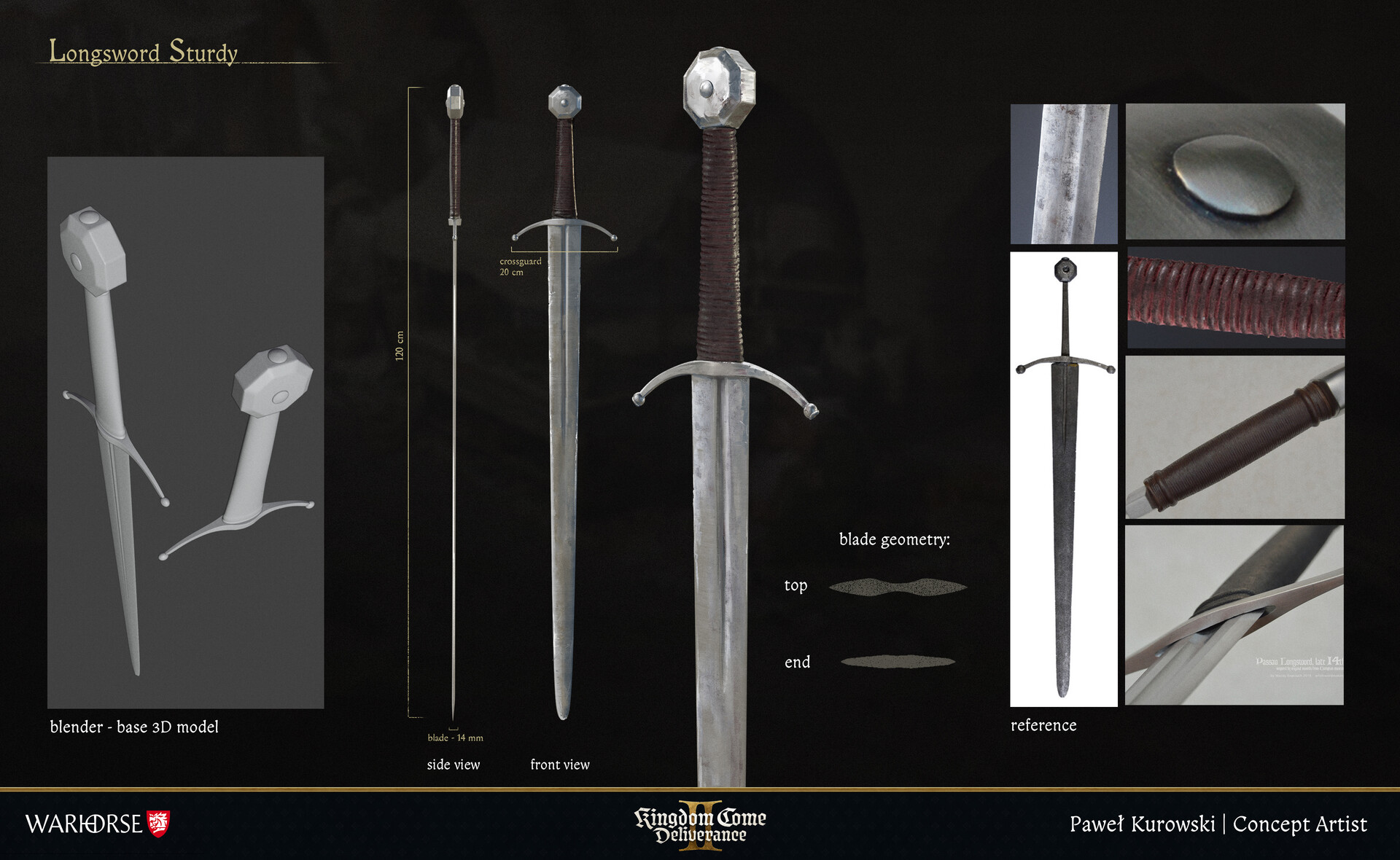 Pawel Kurowski - Kingdom Come: Deliverance II - Weapons longswords ...