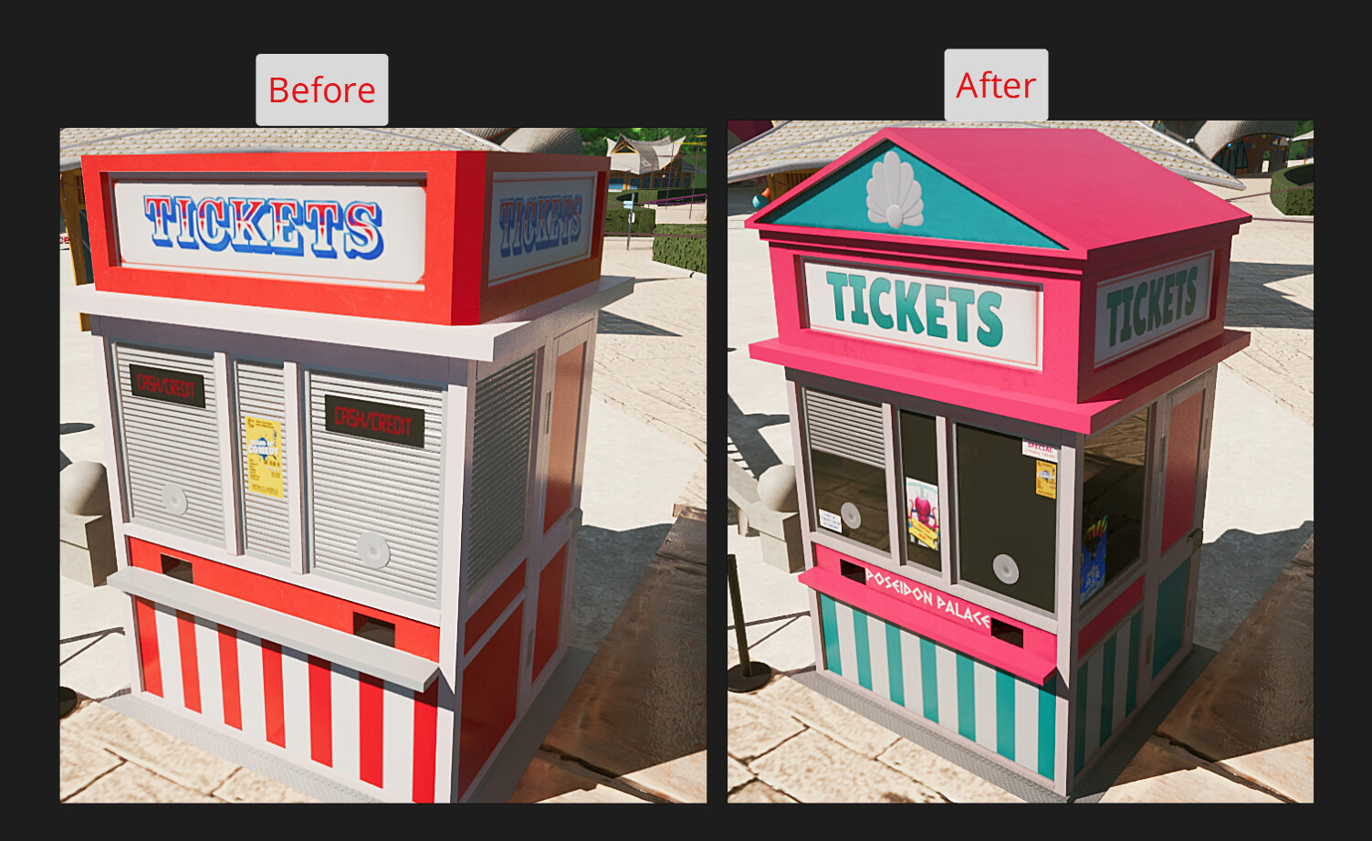 ArtStation - Park Booth