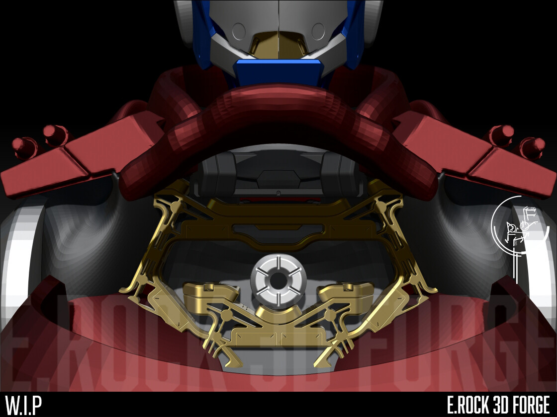 EROCK 3D FORGE - Mech Female II – torso update 3