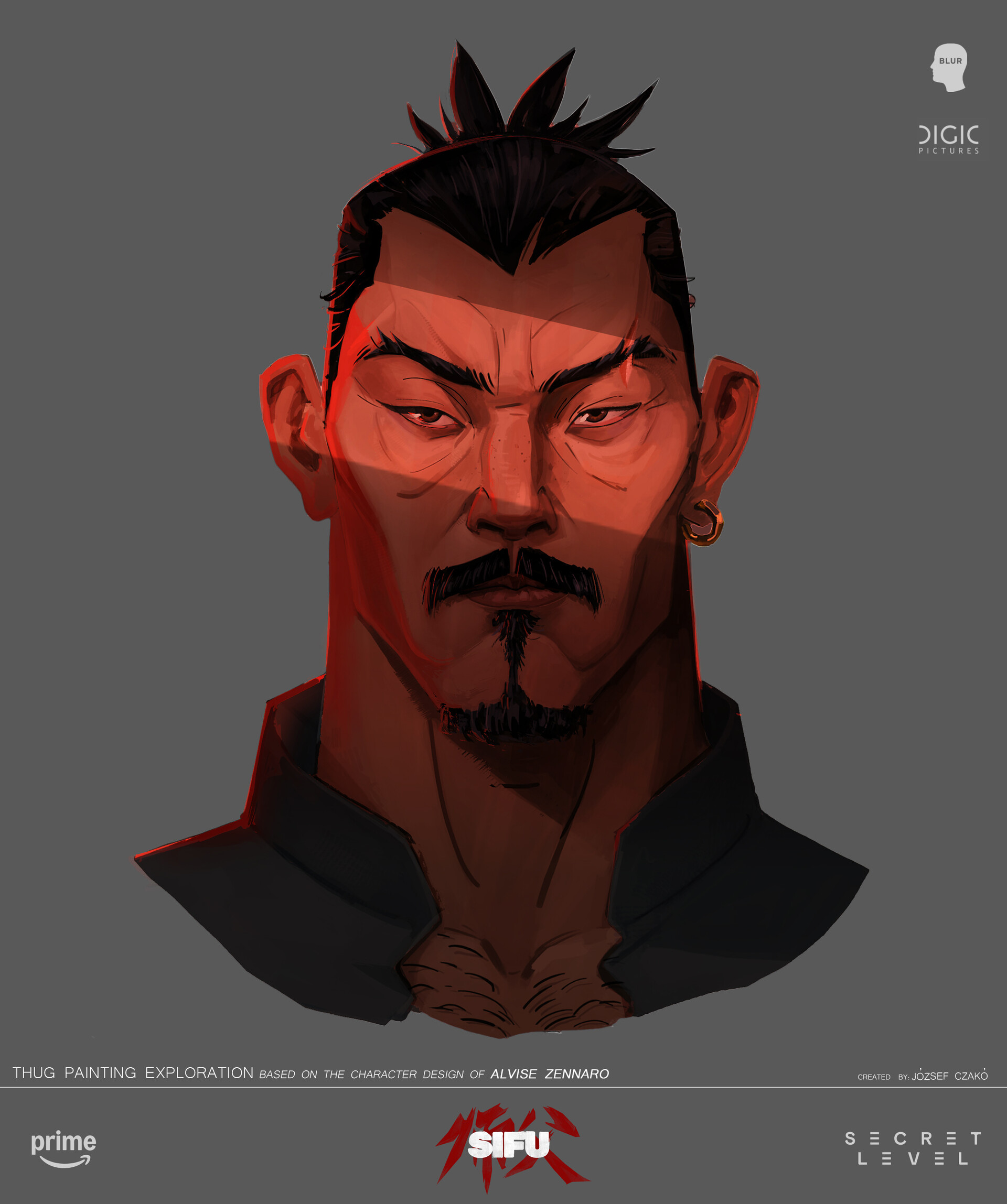 ArtStation - SIFU-Thug character painting