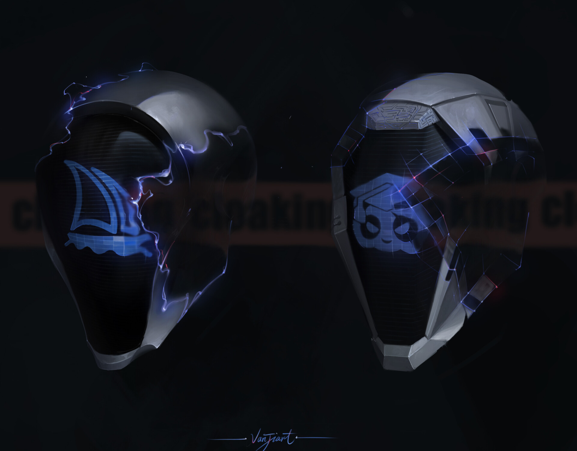 ArtStation - Humanoid AI machines (cloaking), soft and hard