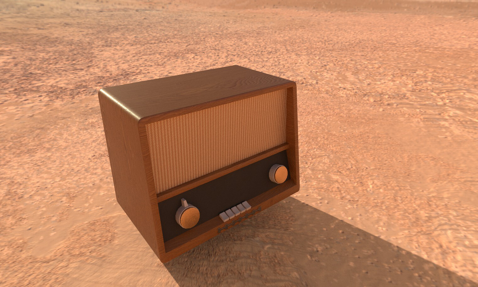 ArtStation - Vintage radio : props