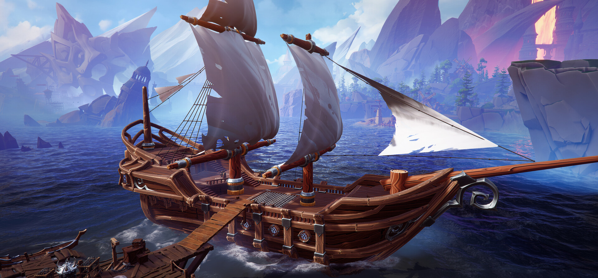 ArtStation - Ship and Docks