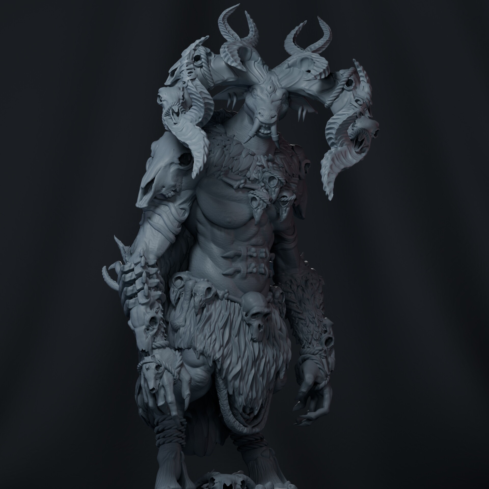ArtStation - Goatman Druid - Update Render