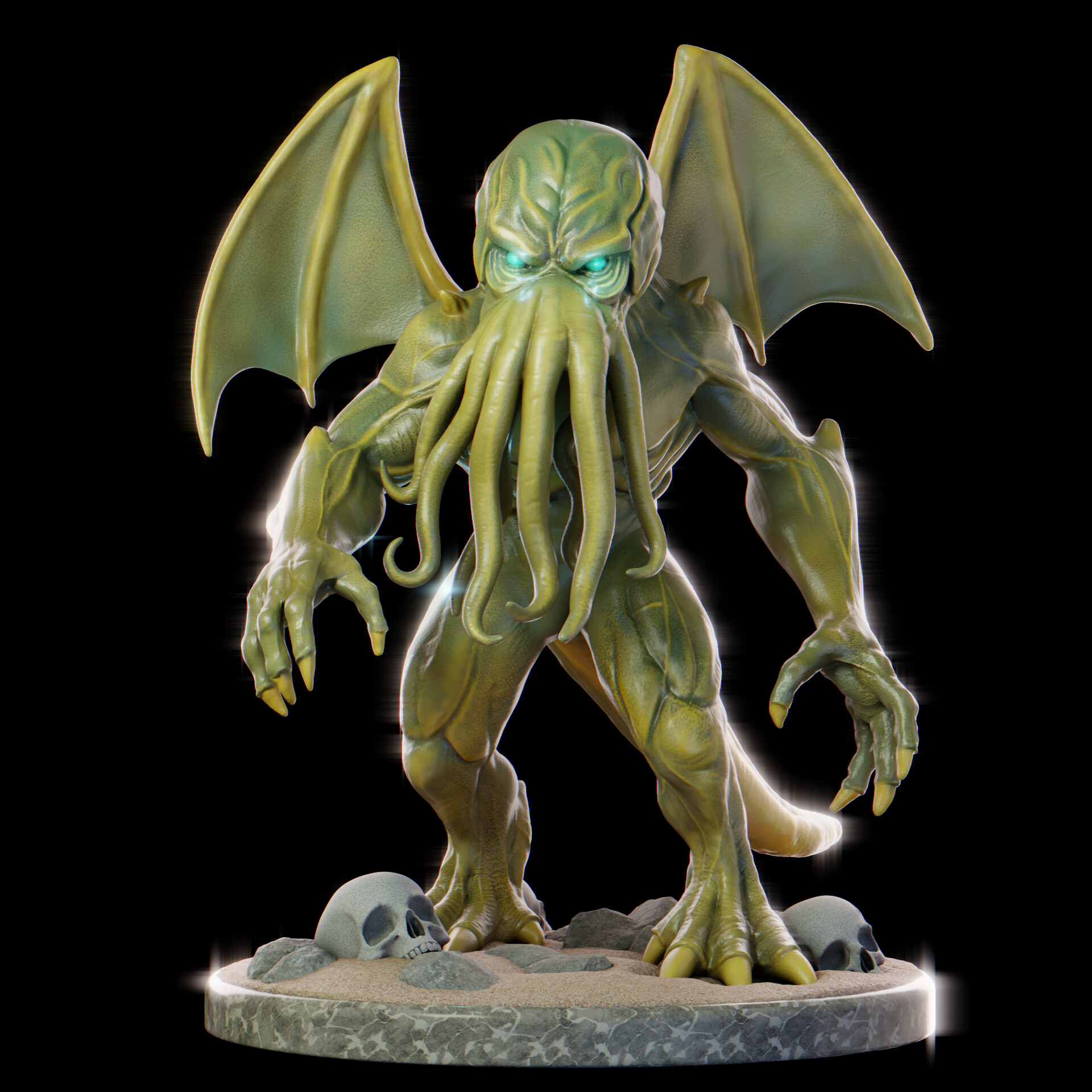 ArtStation - Cthulhu inspired creature