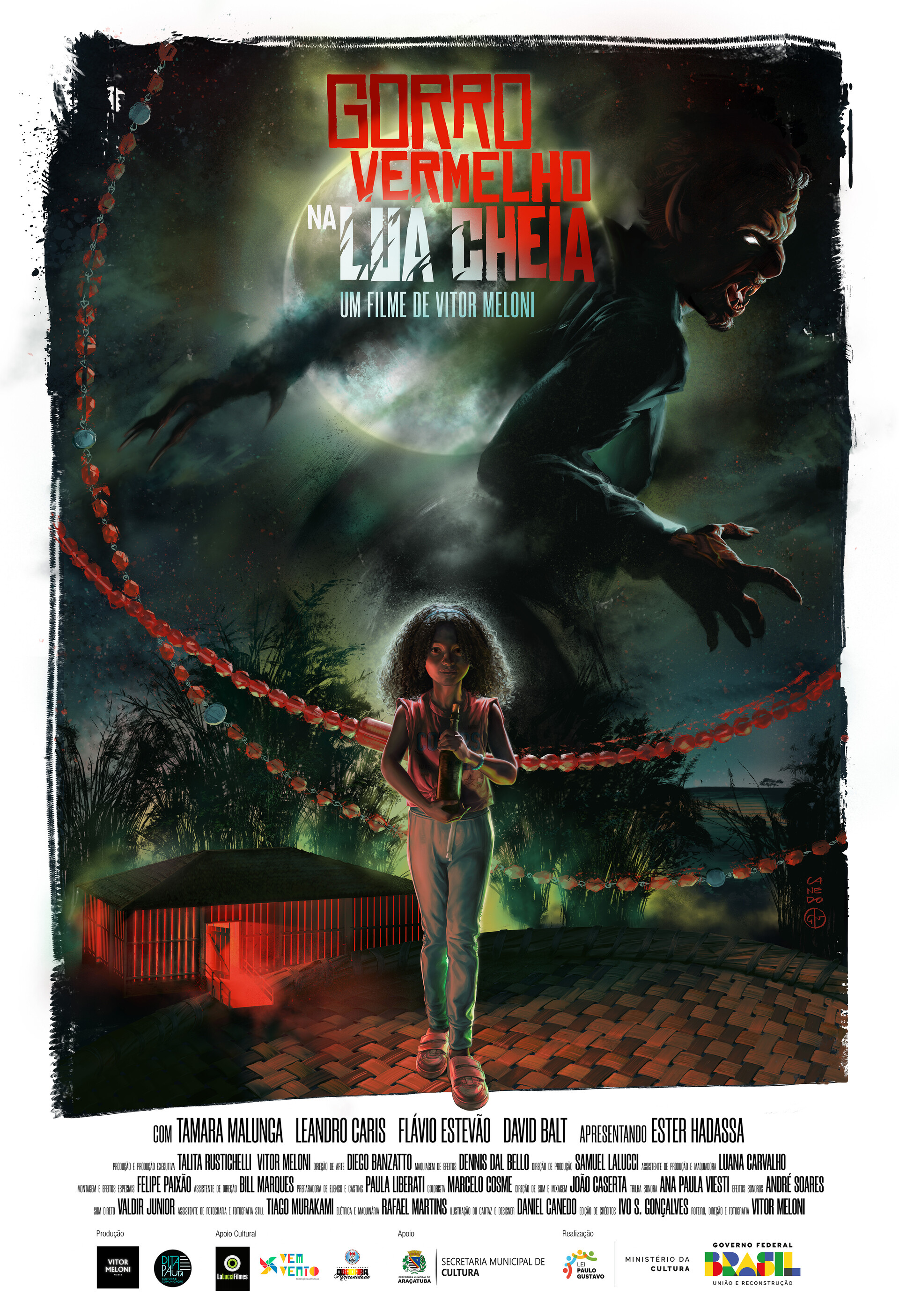 ArtStation - [MOVIE POSTER] Red Cap at the Full Moon p