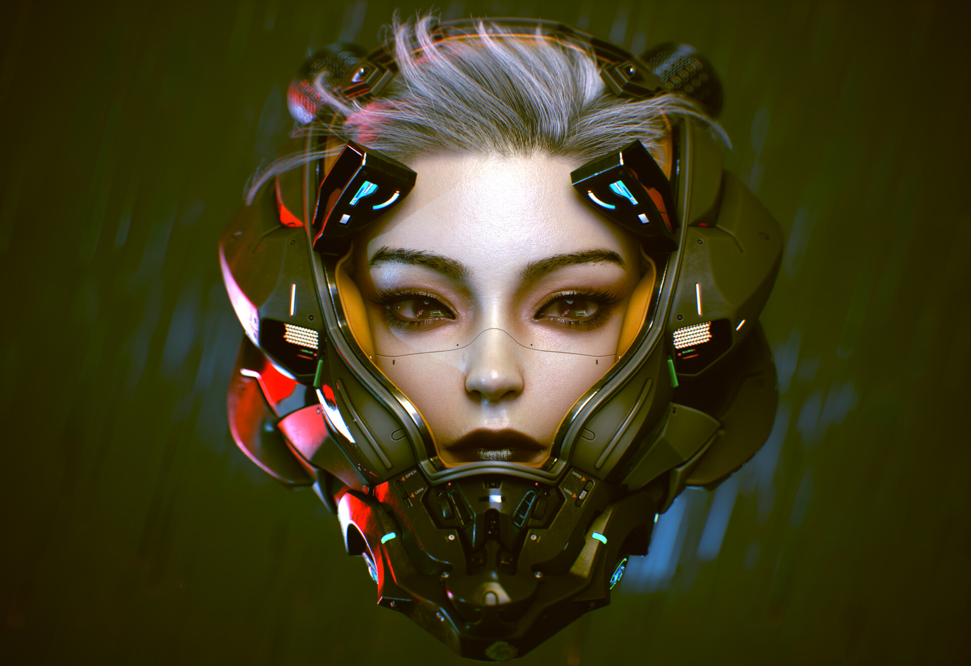 ArtStation - 练习作品《硬表面机甲012》