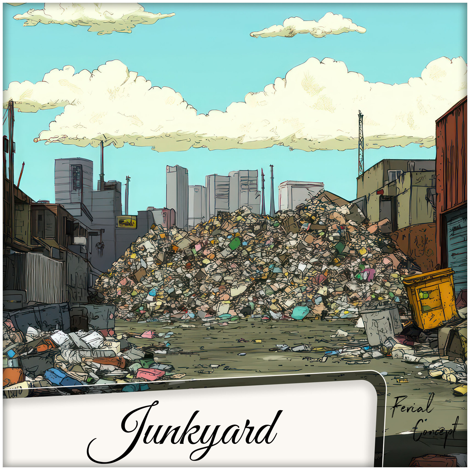 ArtStation - 🔹240 Junkyard - Cartoon Concept Reference Image Pack v.120 ...