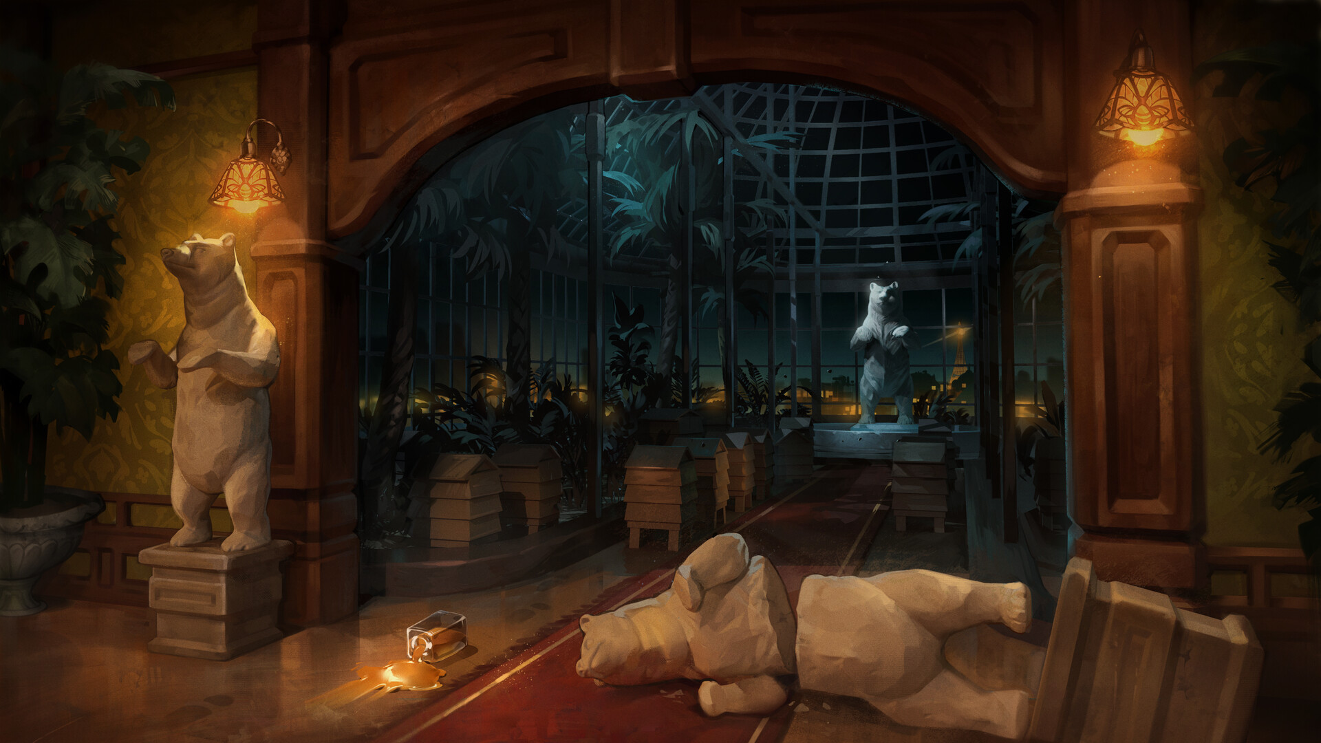 ArtStation - The Three Bears Honey Mansion | A Dishonored Fan Concept Art