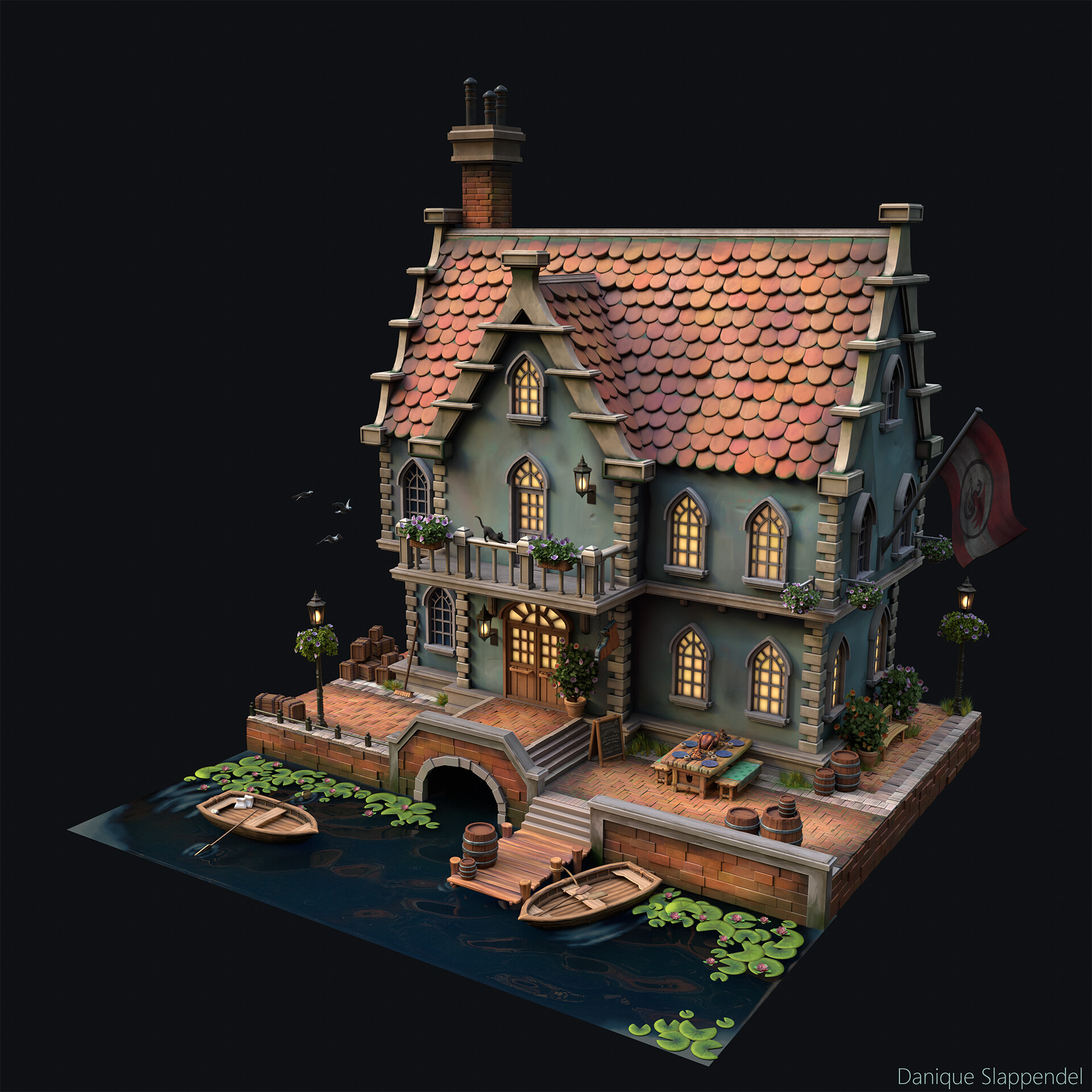 ArtStation - Dutch Tavern