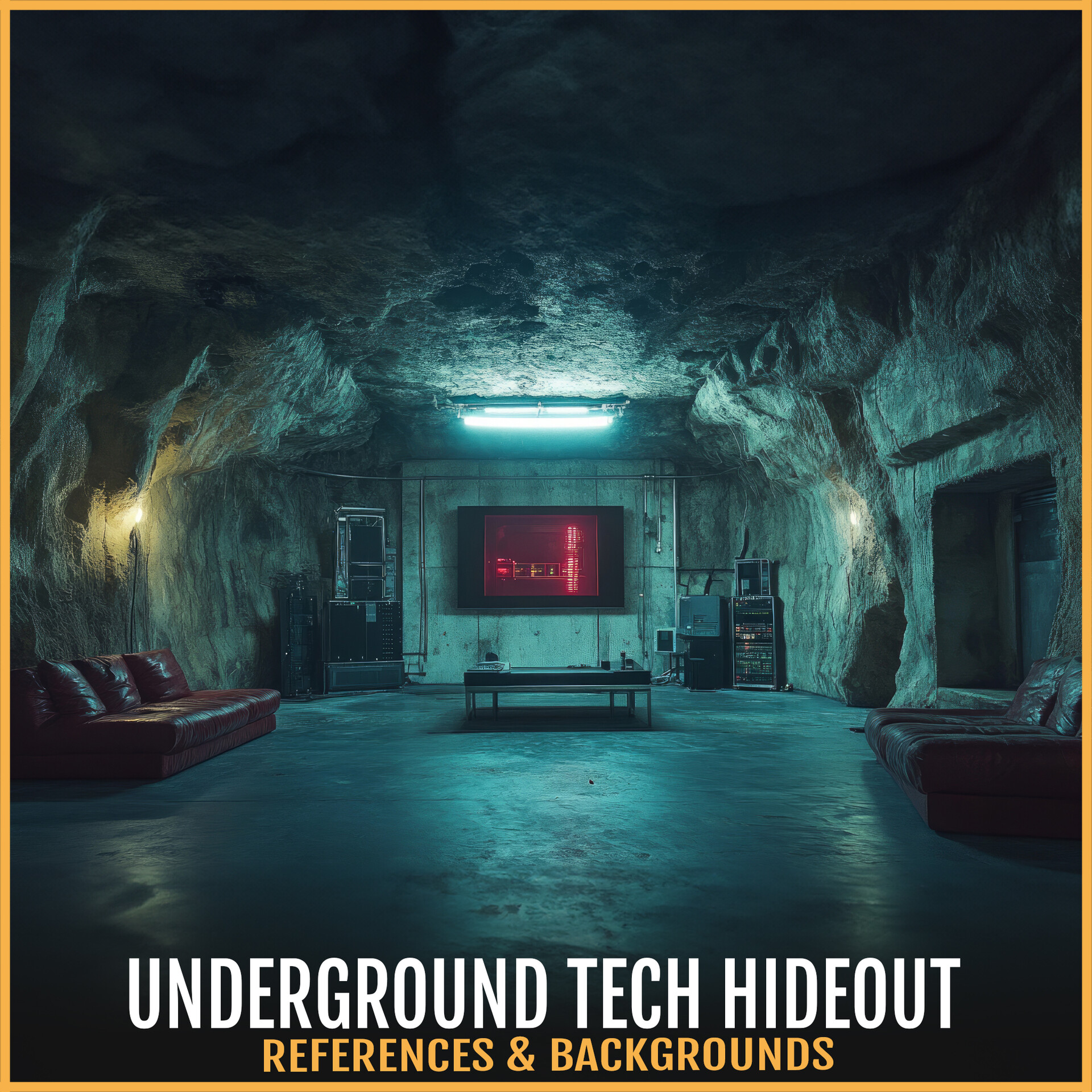 ArtStation - 202 Underground Tech Hideout