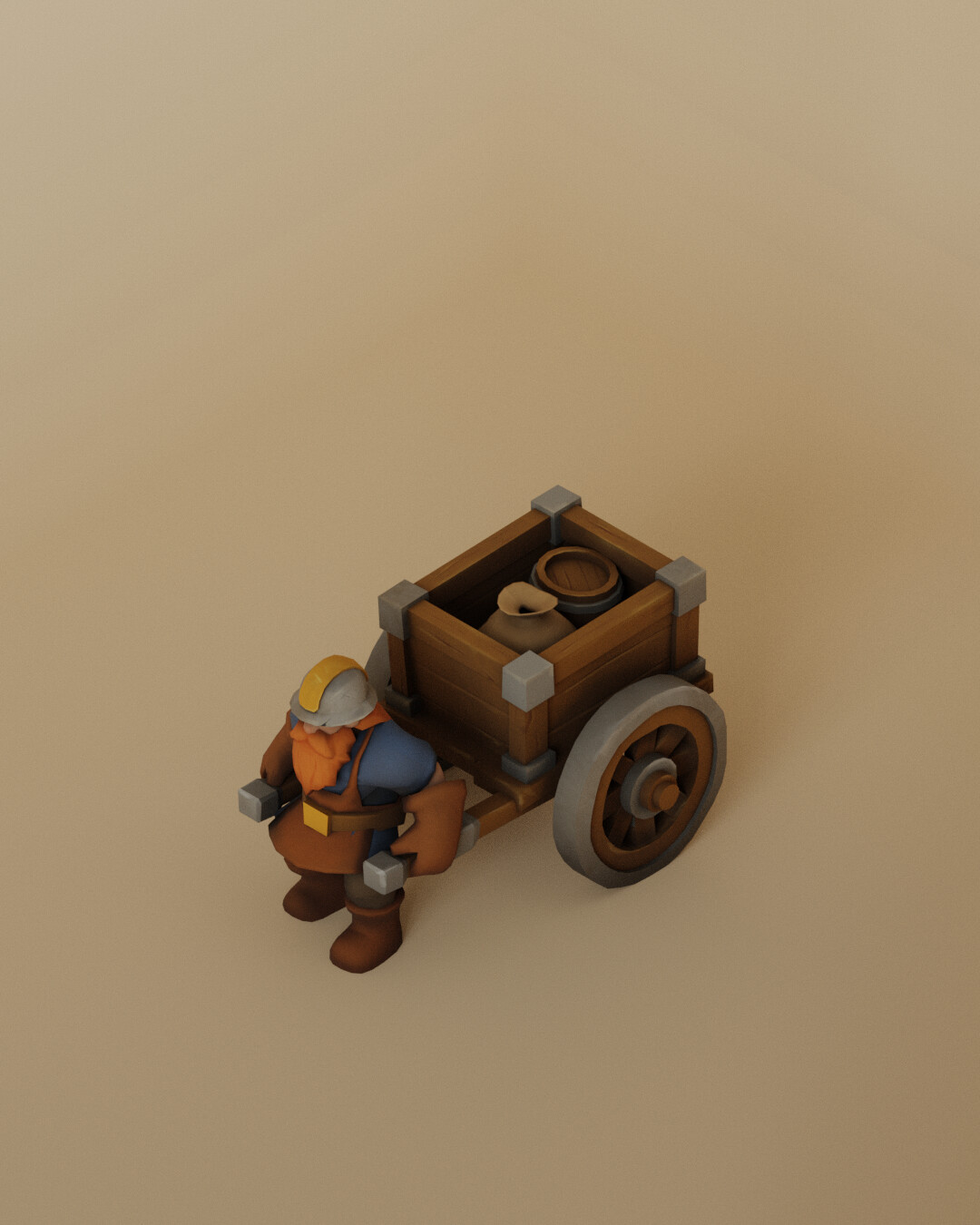 ArtStation - Dwarf Worker