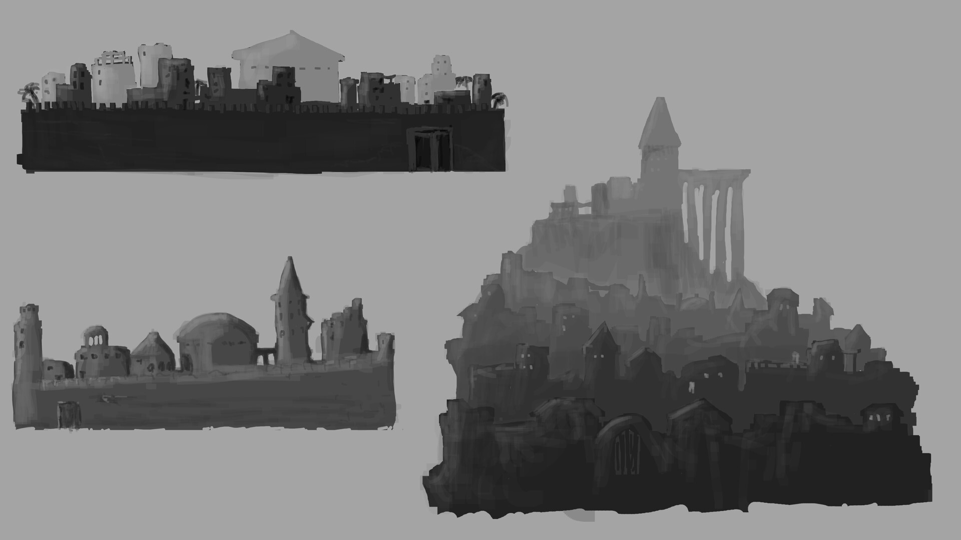 ArtStation - Cities sketches