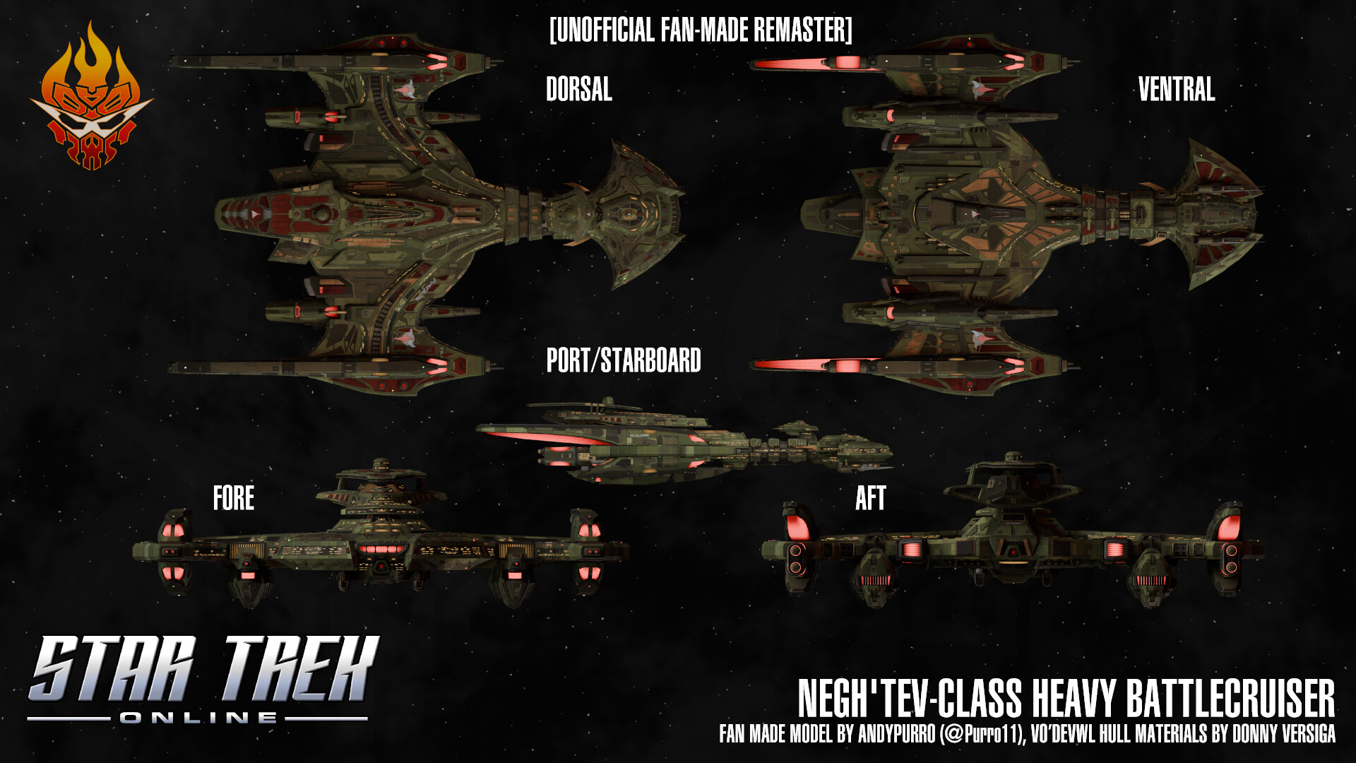 Andrew Au - Negh'Tev-Class Heavy Battlecruiser Fan-made Remaster
