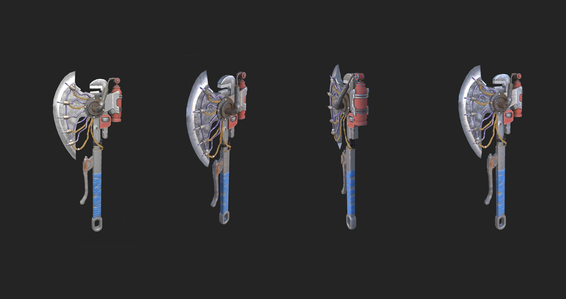 ArtStation - Steam Punk Axe