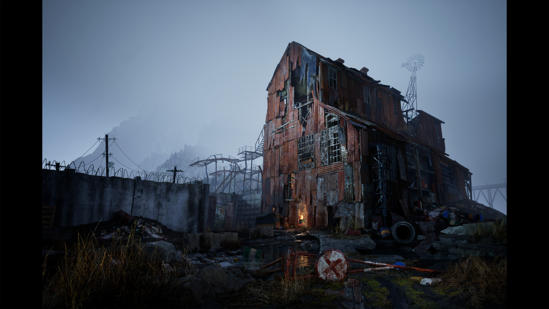 ArtStation - Rusted Factory Ruins