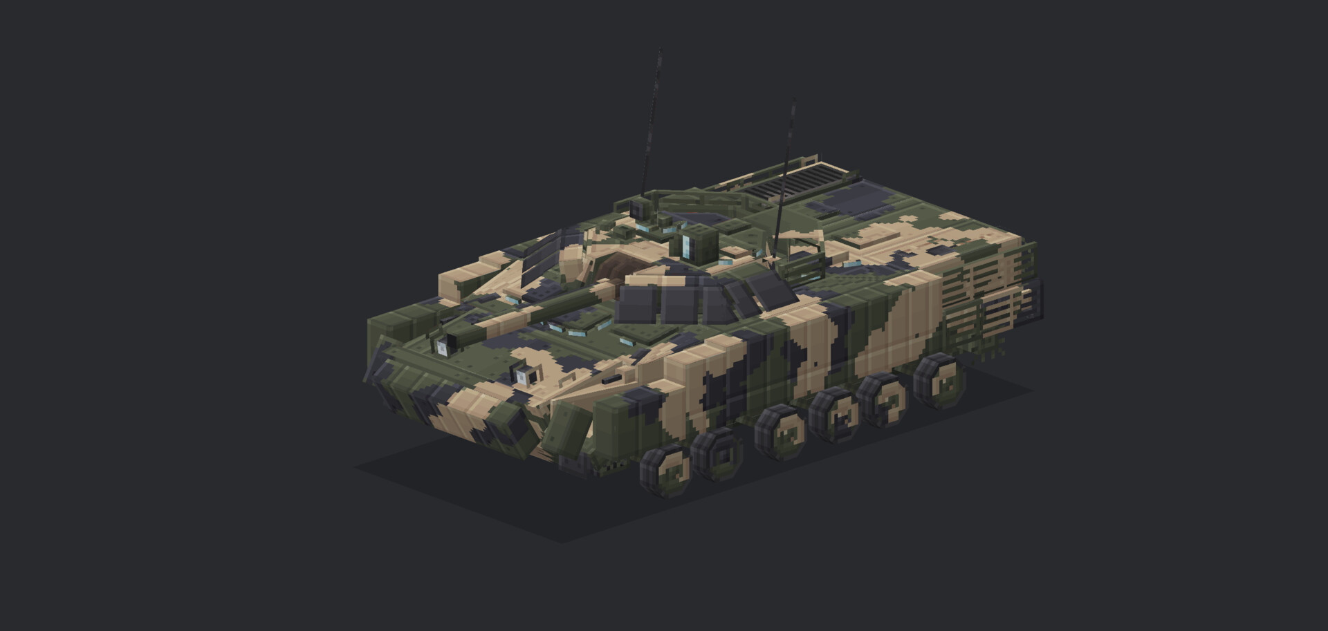 ArtStation - BMP-3 [Minecraft]