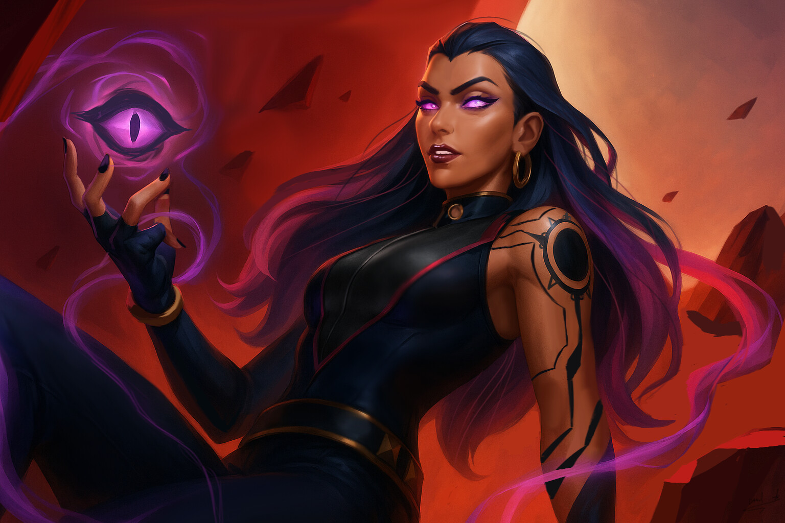 ArtStation - Reyna Valorant SPLASH ART