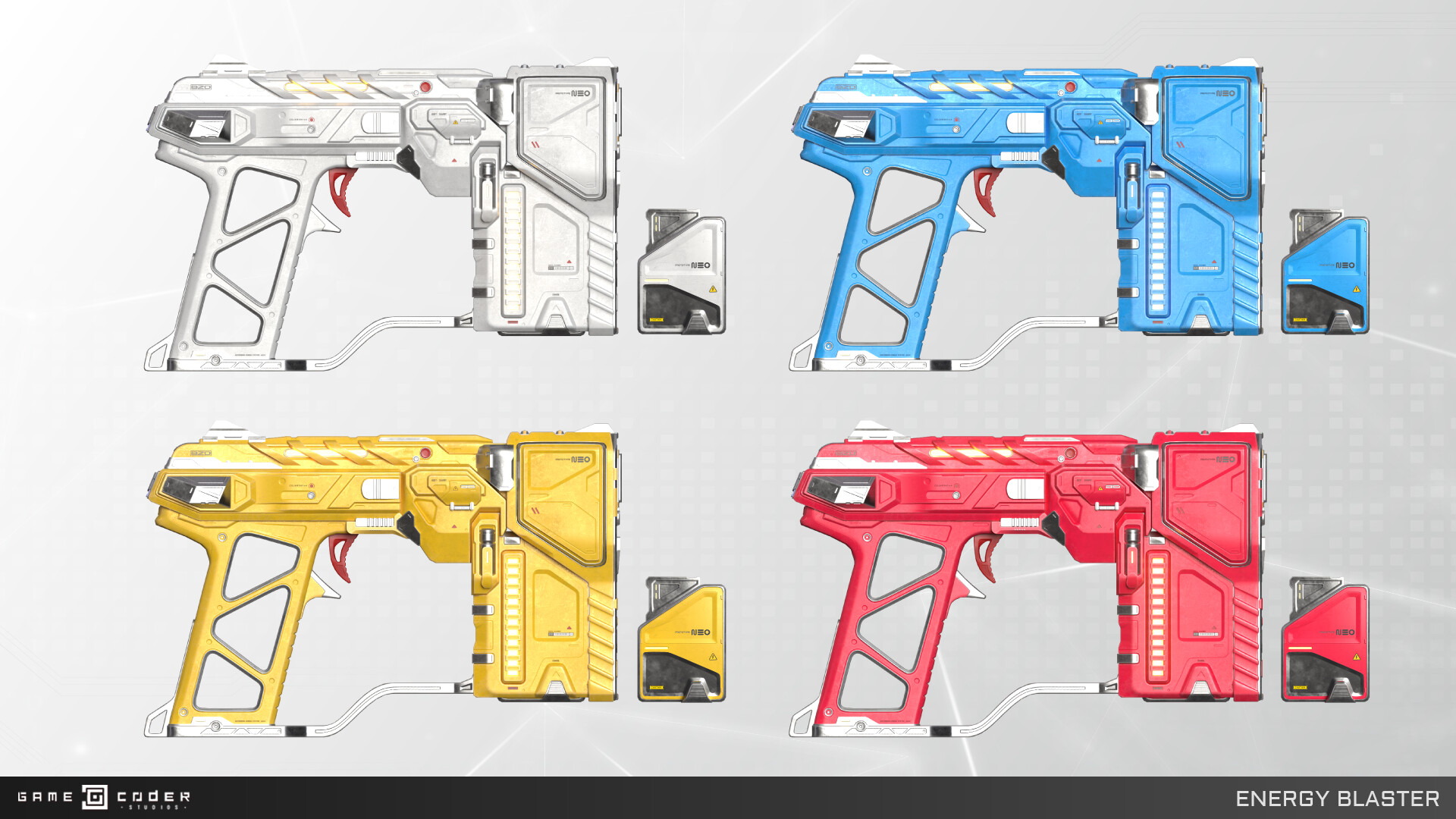 Art Portfolio - GameCoder Studios - Energy Blaster