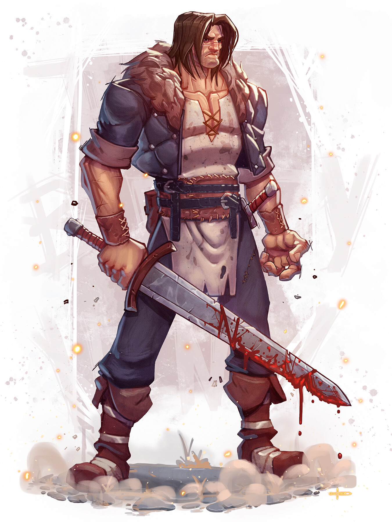 Artstation Logen Nine Fingers The Bloody Nine