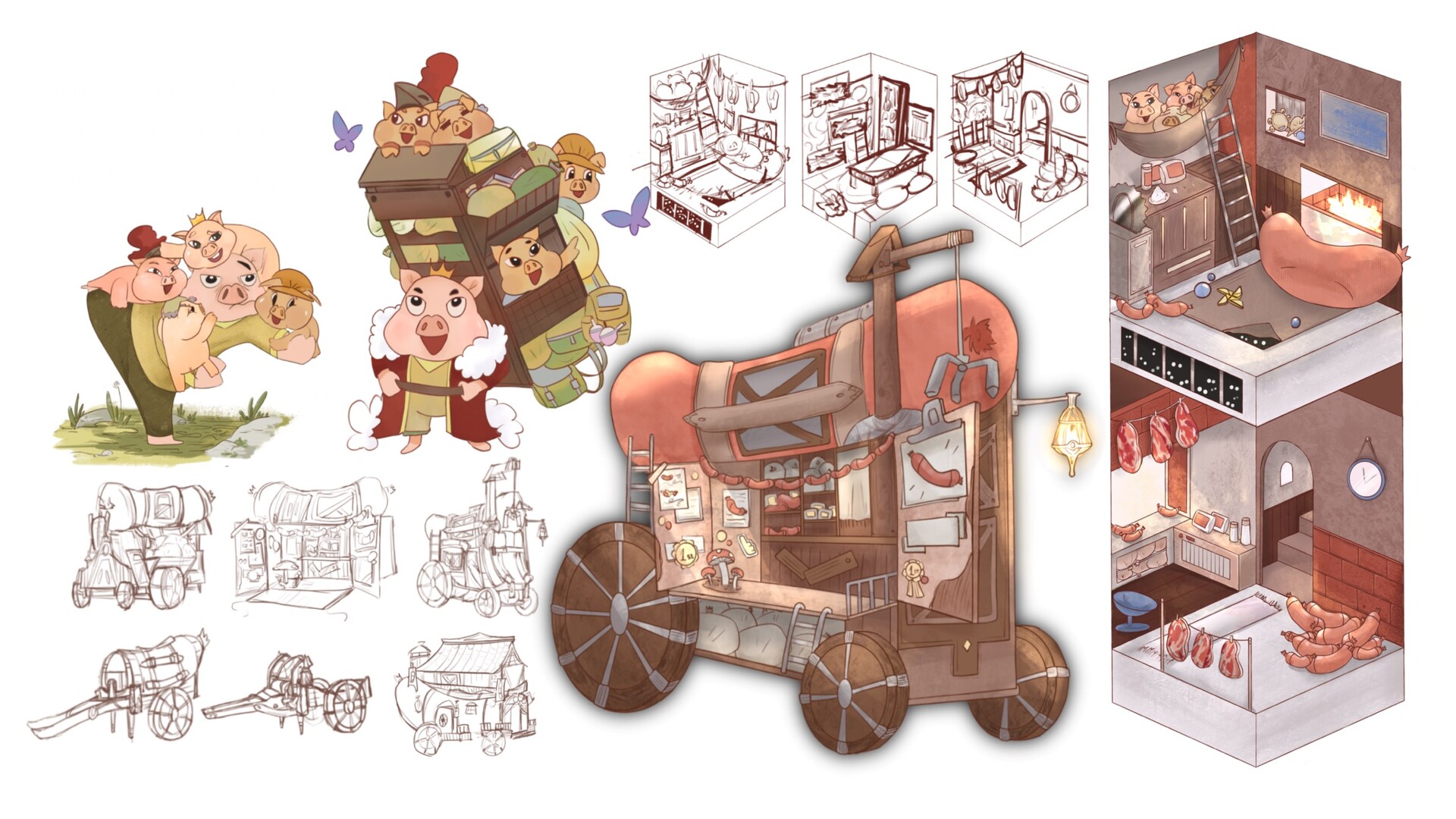 ArtStation - 2D-Environment/UI/Prop design