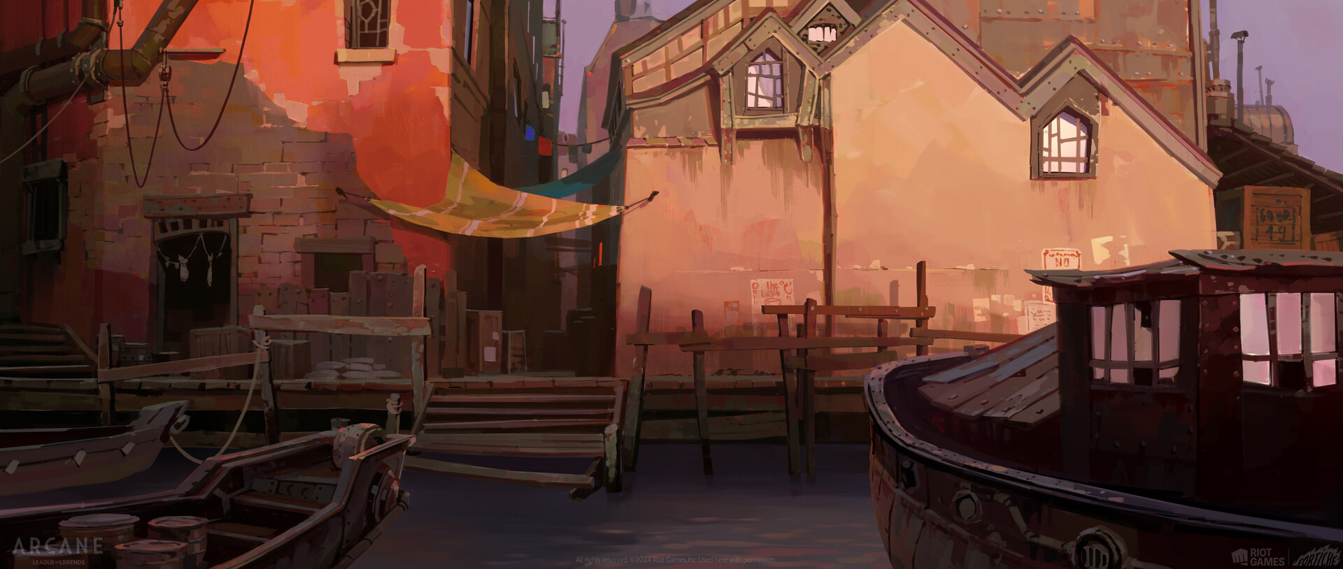 ArtStation - Arcane - S01E01 - some backgrounds