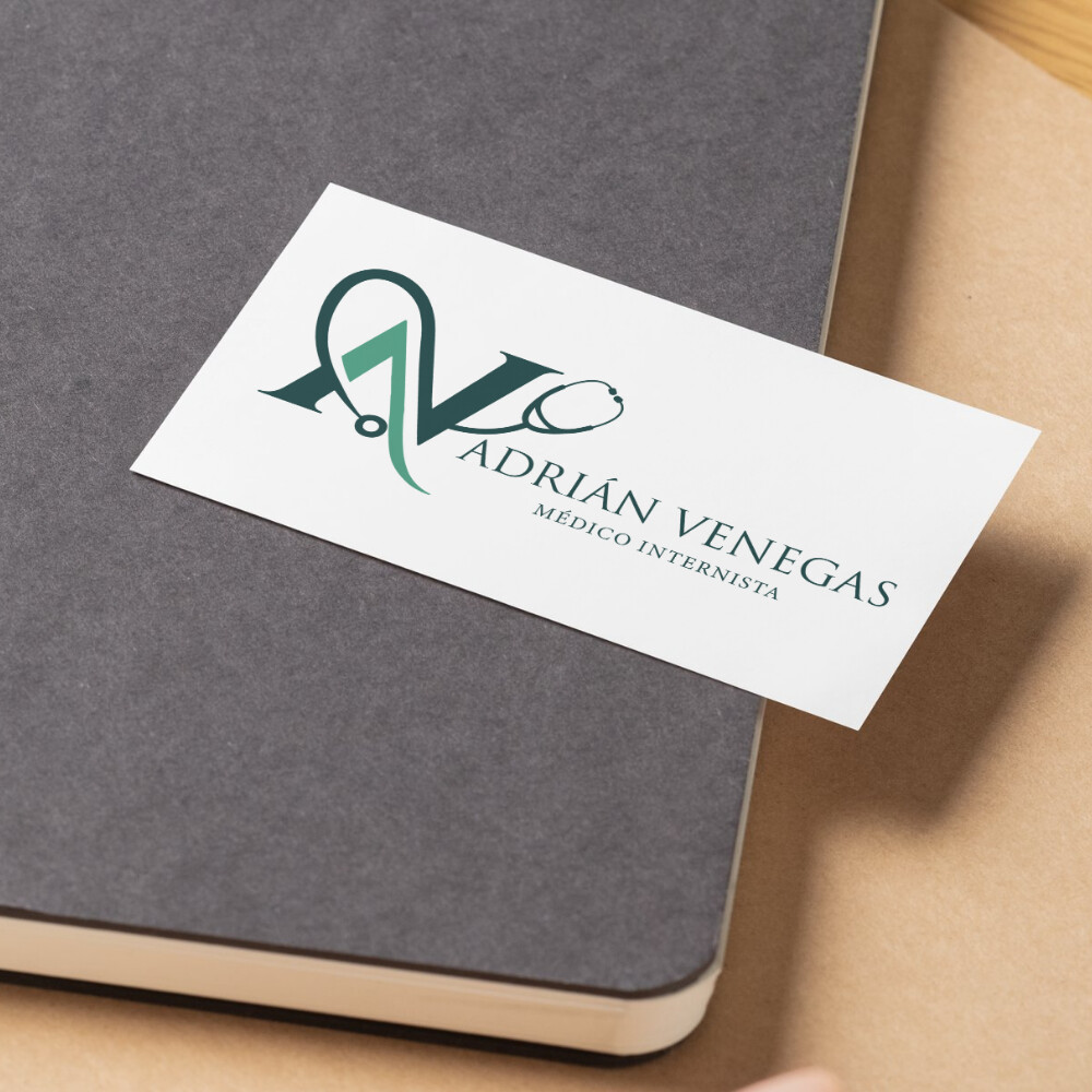 ArtStation - Logo Adrian Venegas Medico Internista