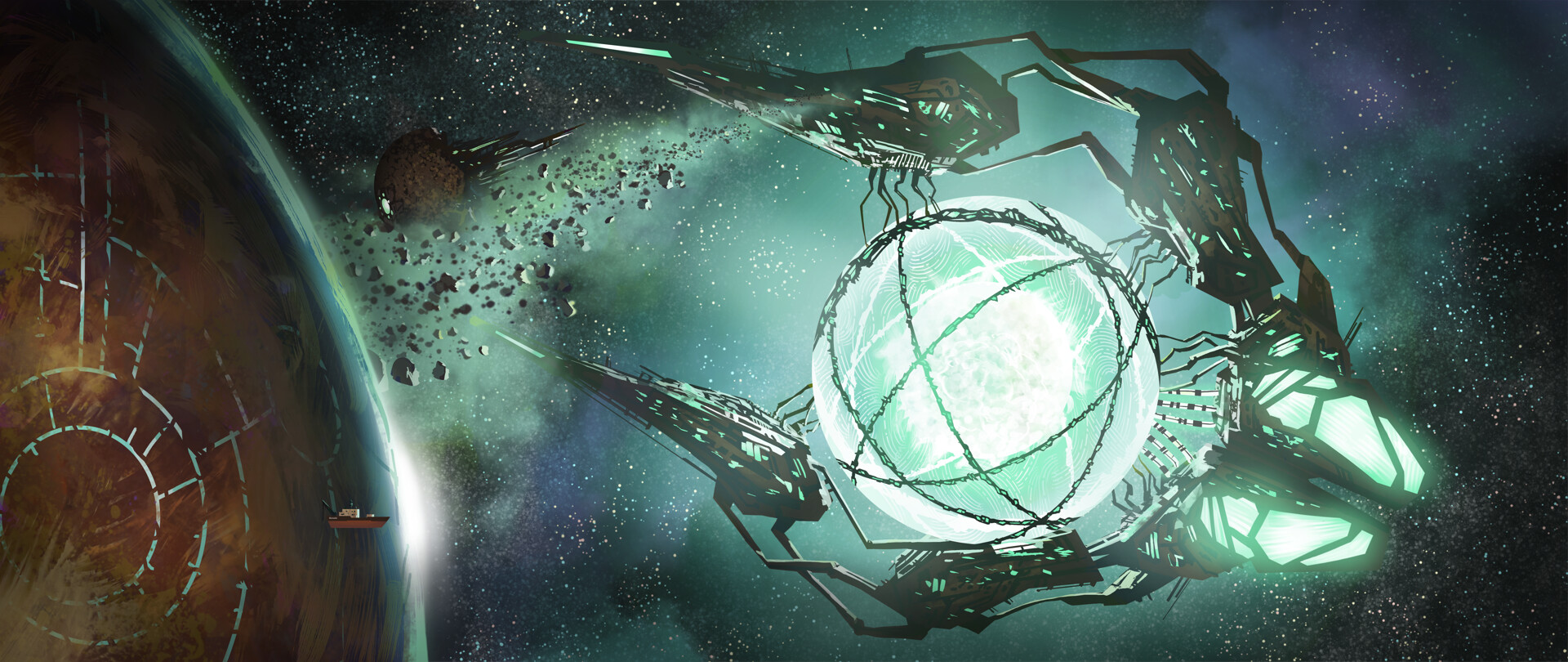 ArtStation - Combine Dyson Sphere