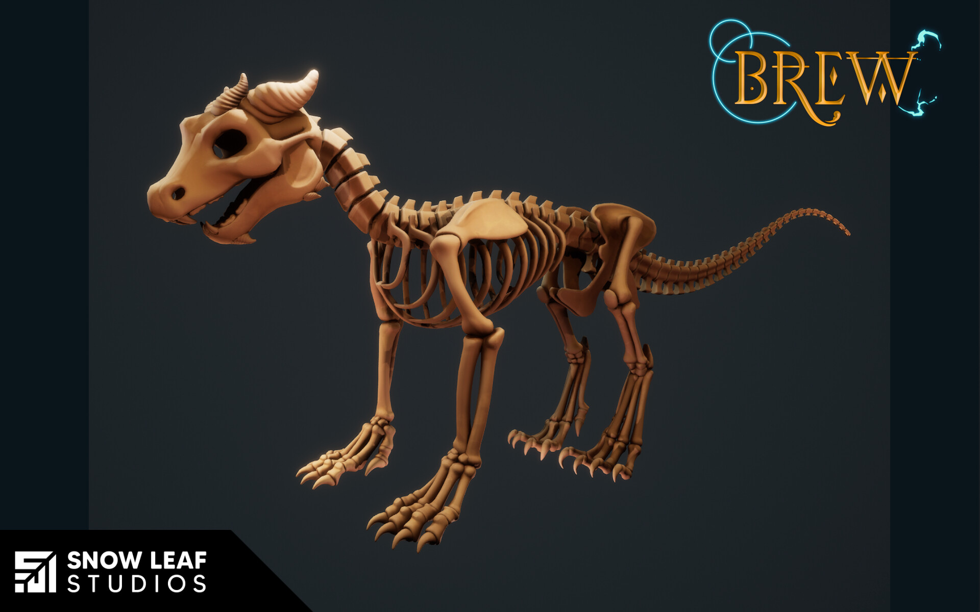 ArtStation - Dragon Hound Skeleton