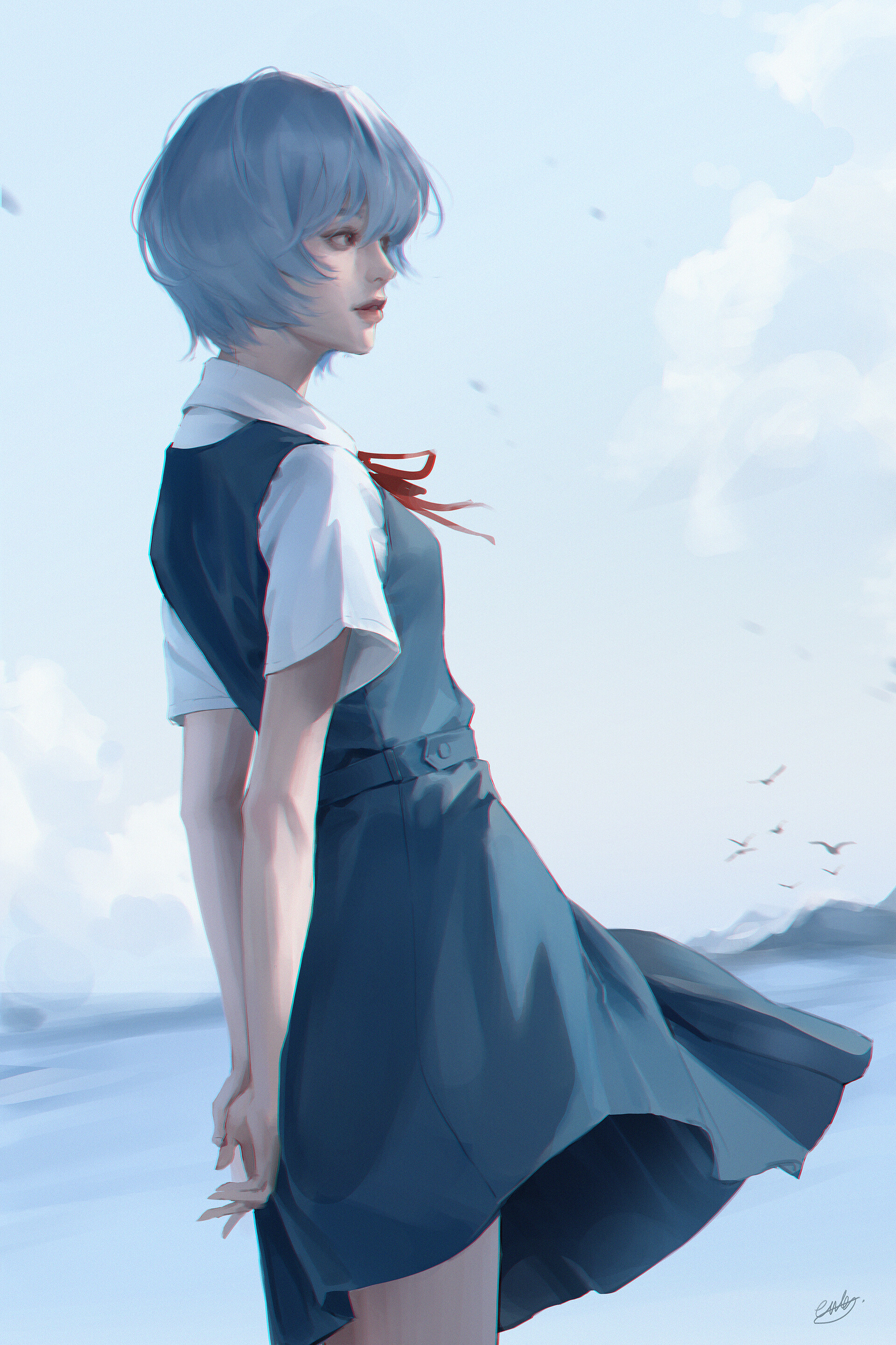 ArtStation - Evangelion - Rei