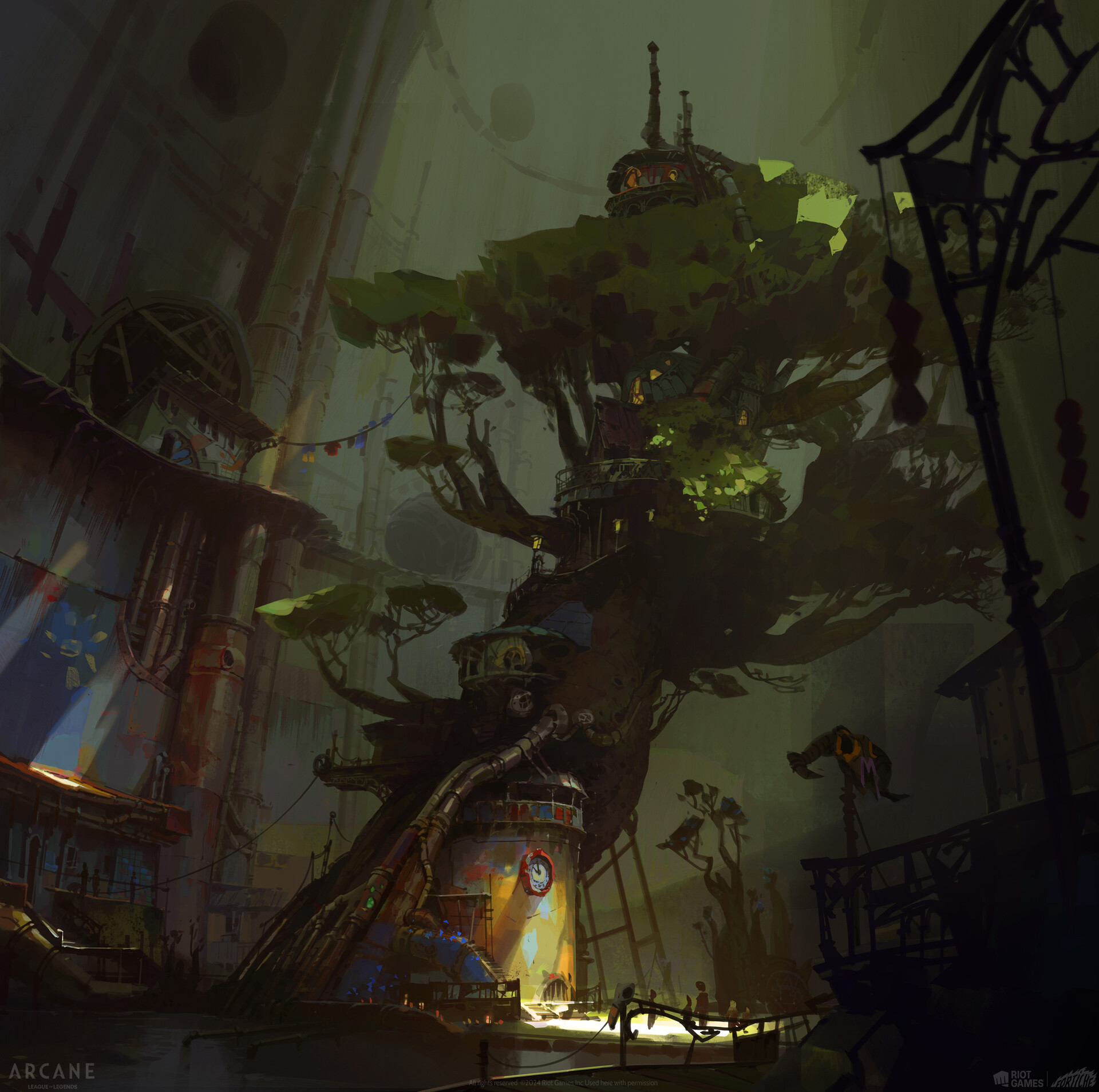 ArtStation - Arcane - S01E07 - Ekko's tree