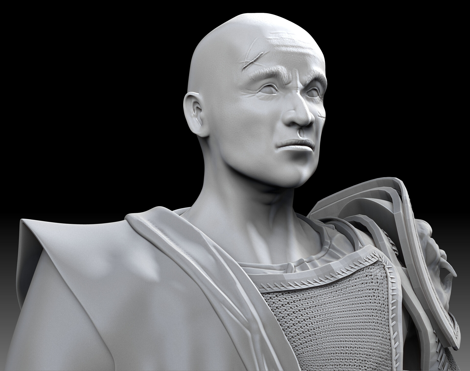 ArtStation - Cursed Monk