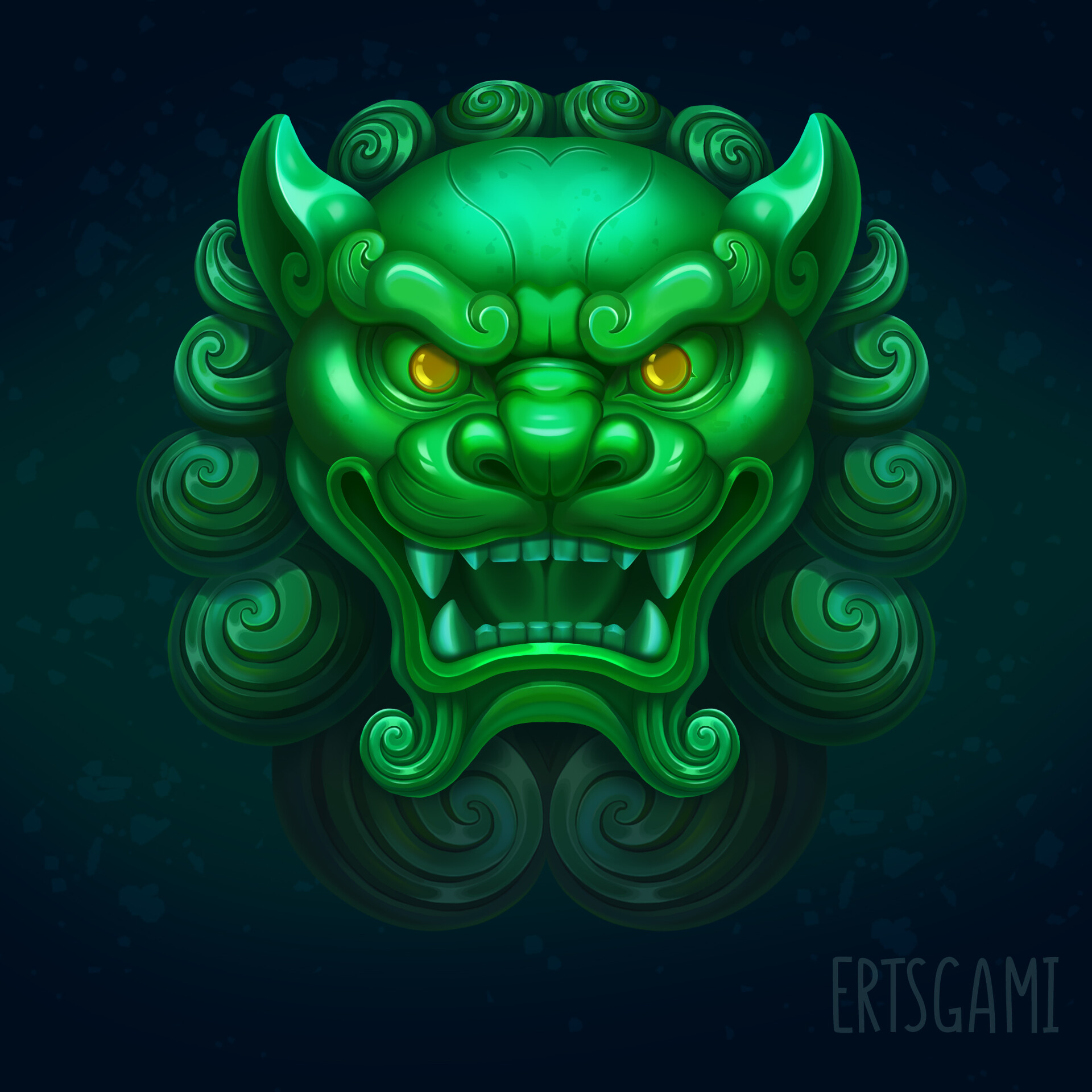 ArtStation - Jade Lion