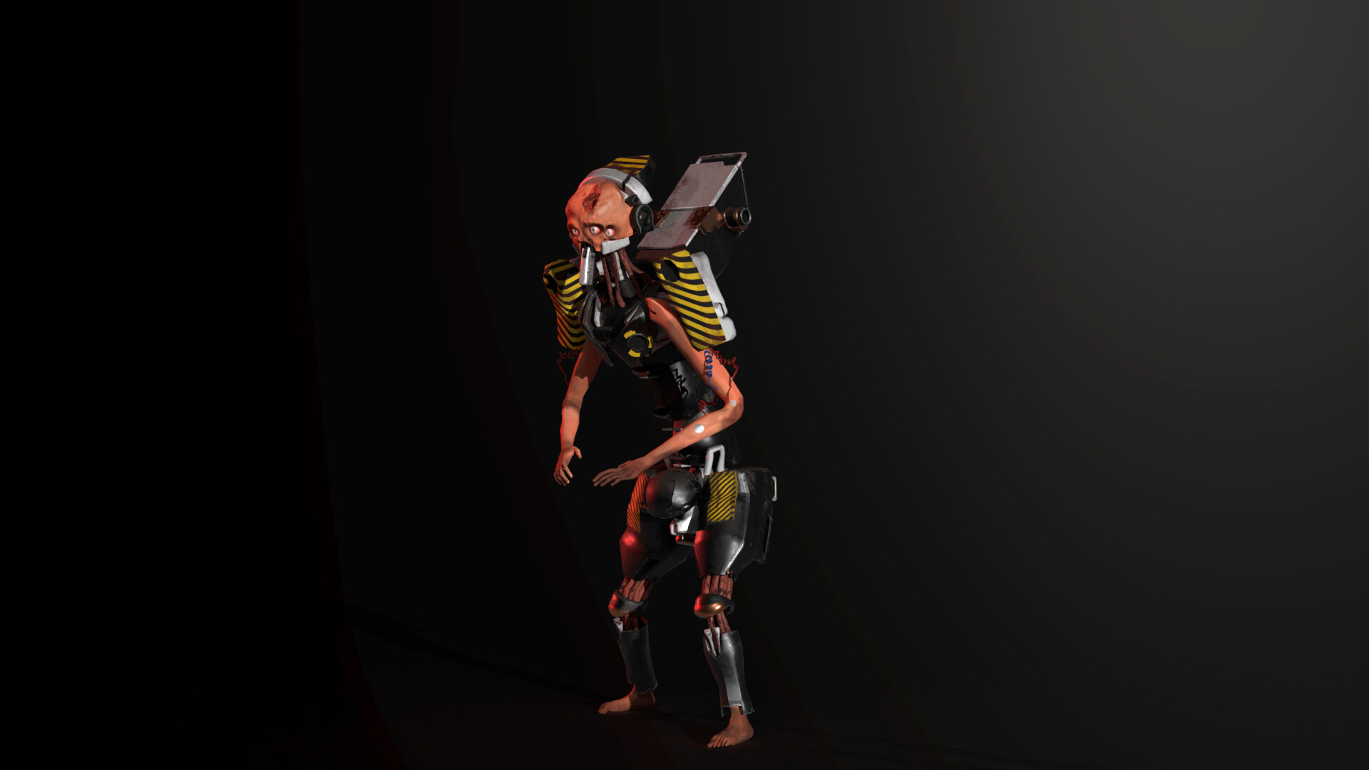 ArtStation - Dystopian Robot inspired by "50 Robots to draw and paint ...