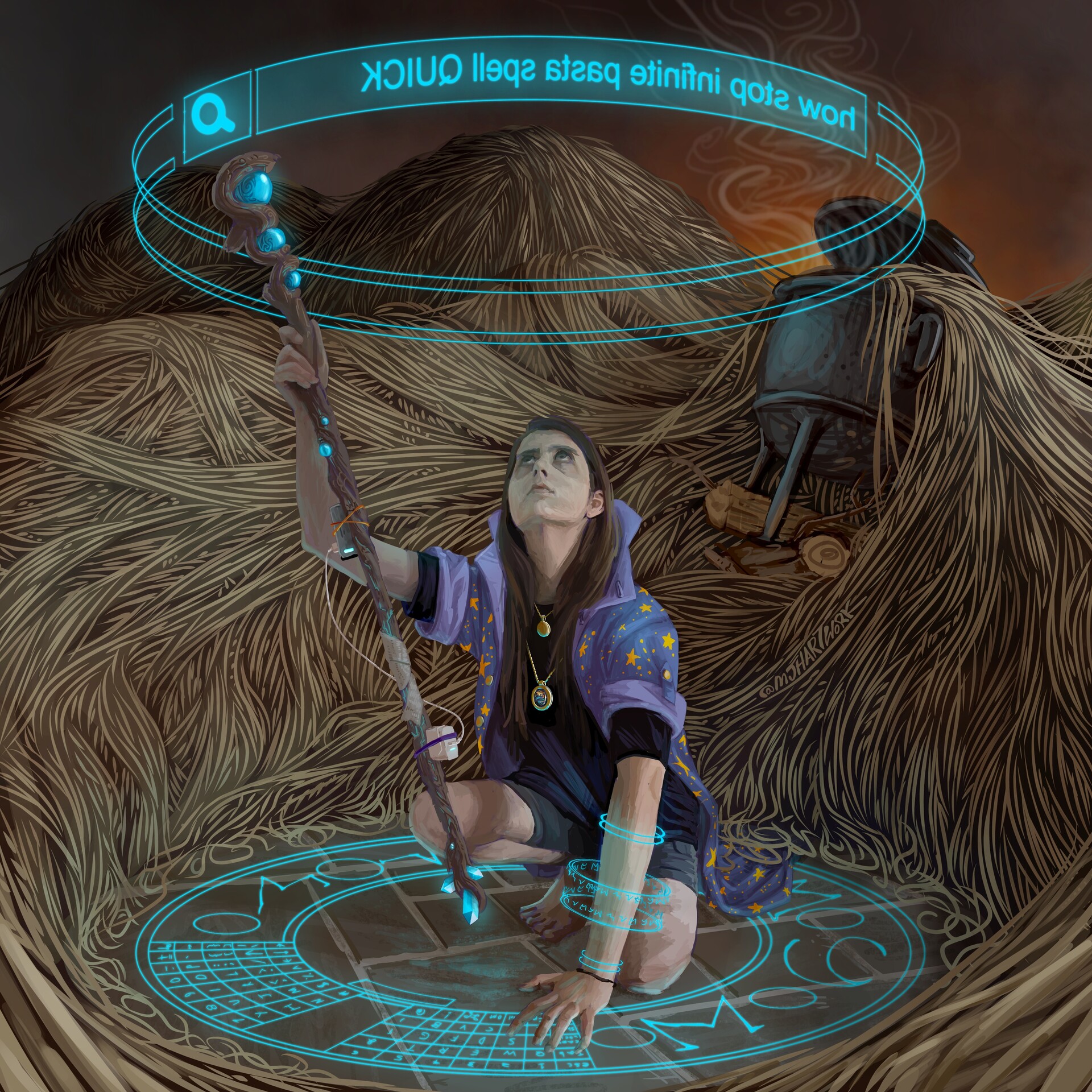 ArtStation - how stop infinite pasta spell QUICK