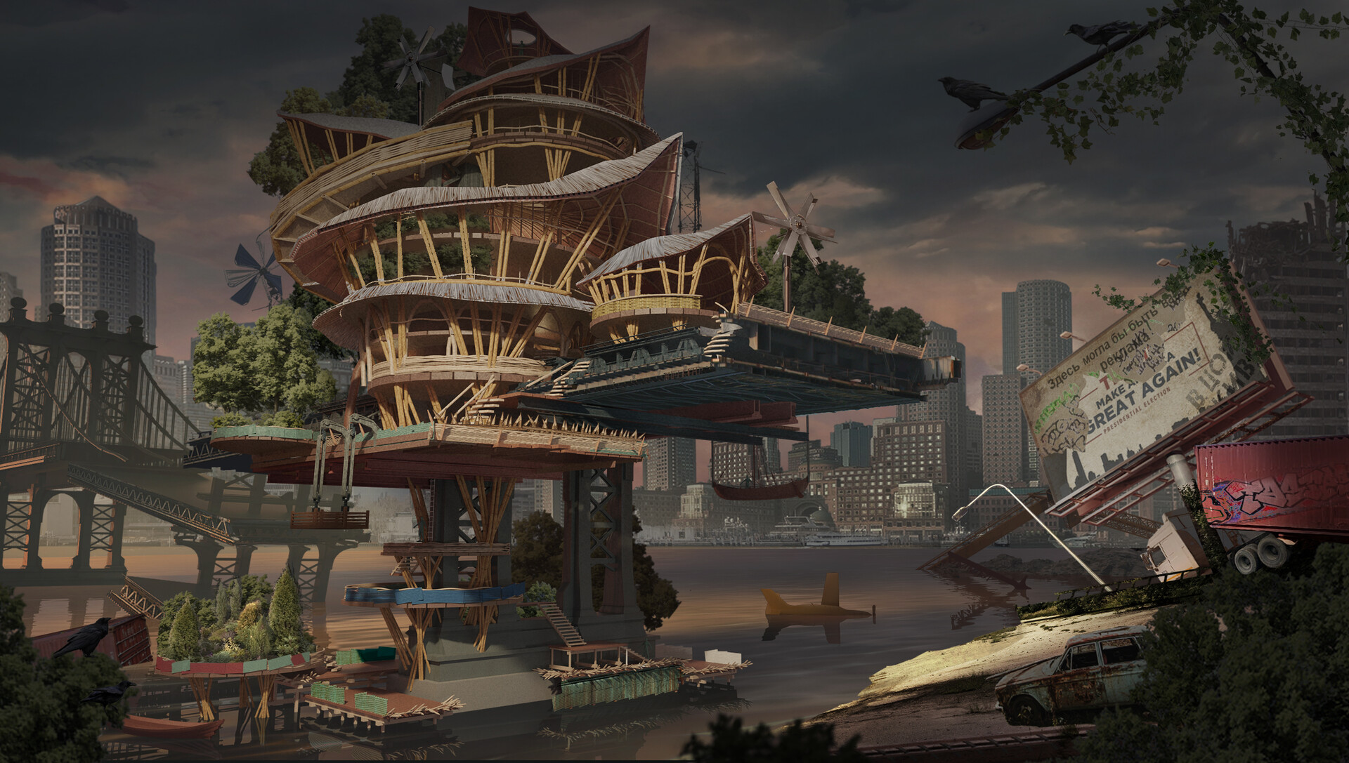 ArtStation - Post-Apocalyptic Fantasy