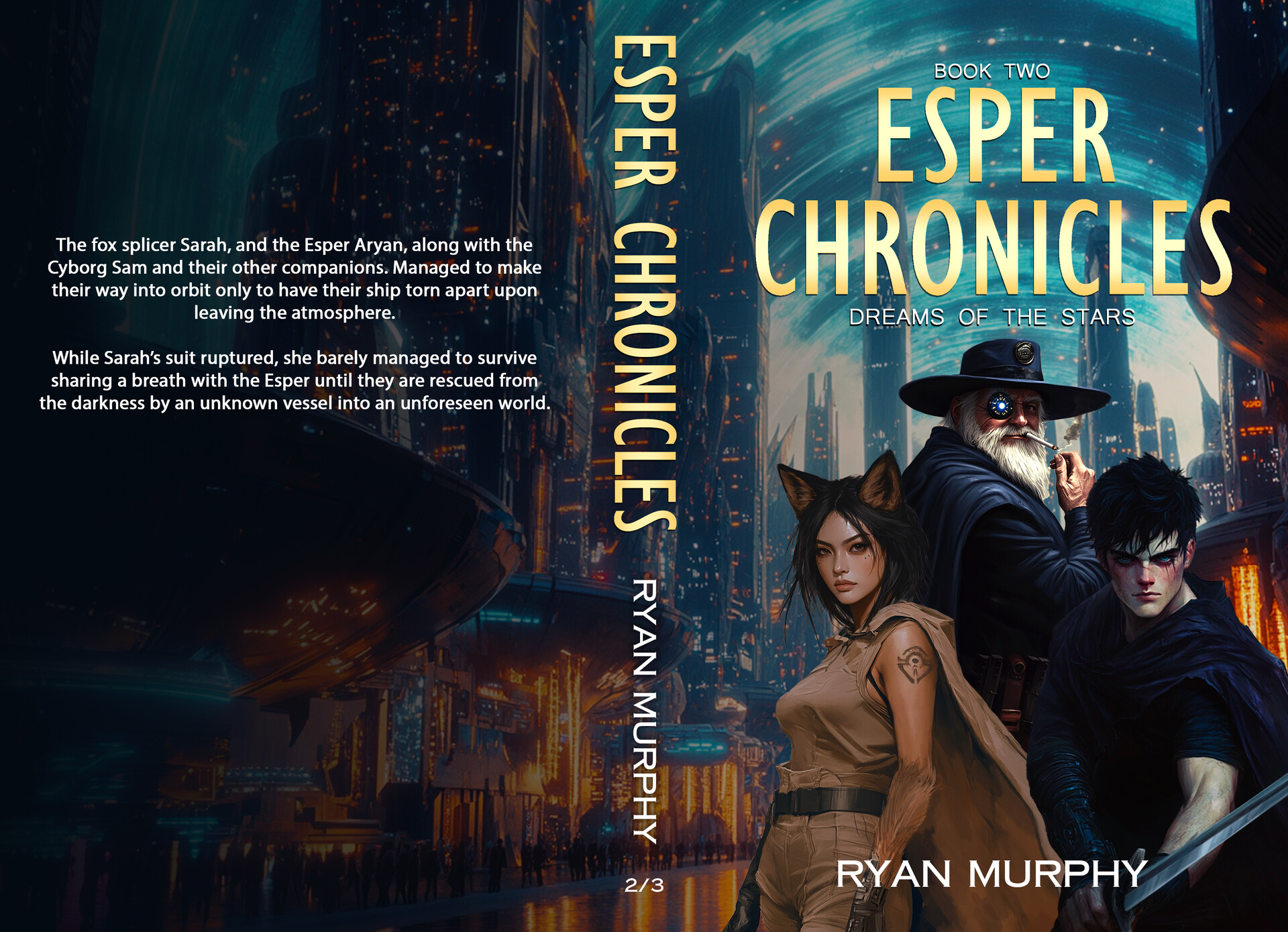Reece-Alexander - Book Cover: Esper Chronicles - Dreams of the Stars