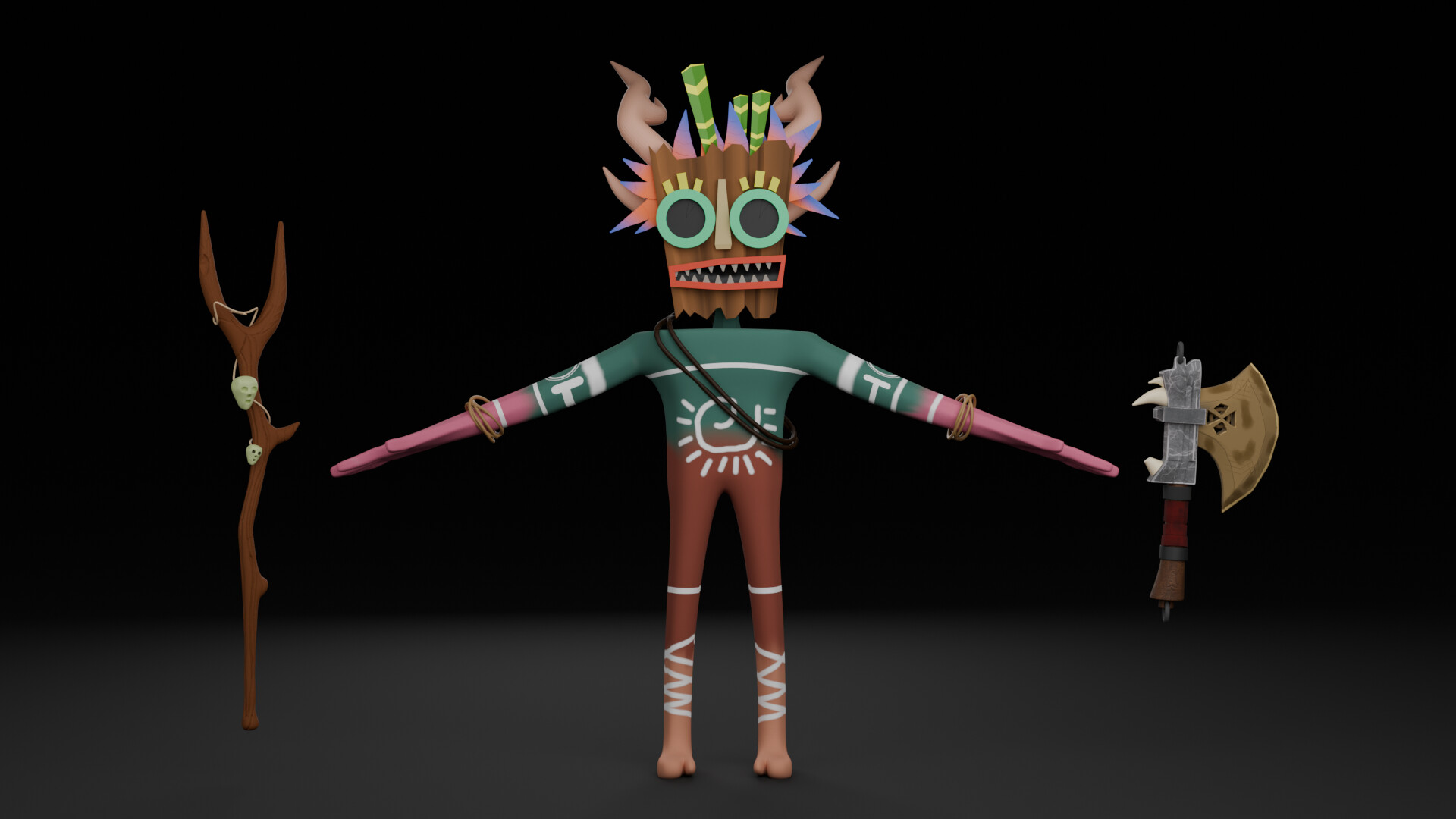 ArtStation - Forest tiki