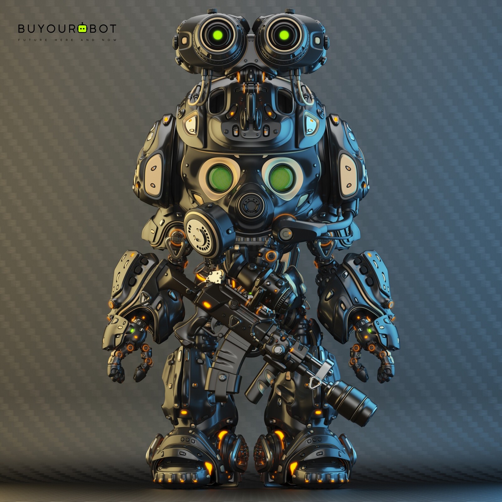 ArtStation - Buddy Bot | Military III | Mask