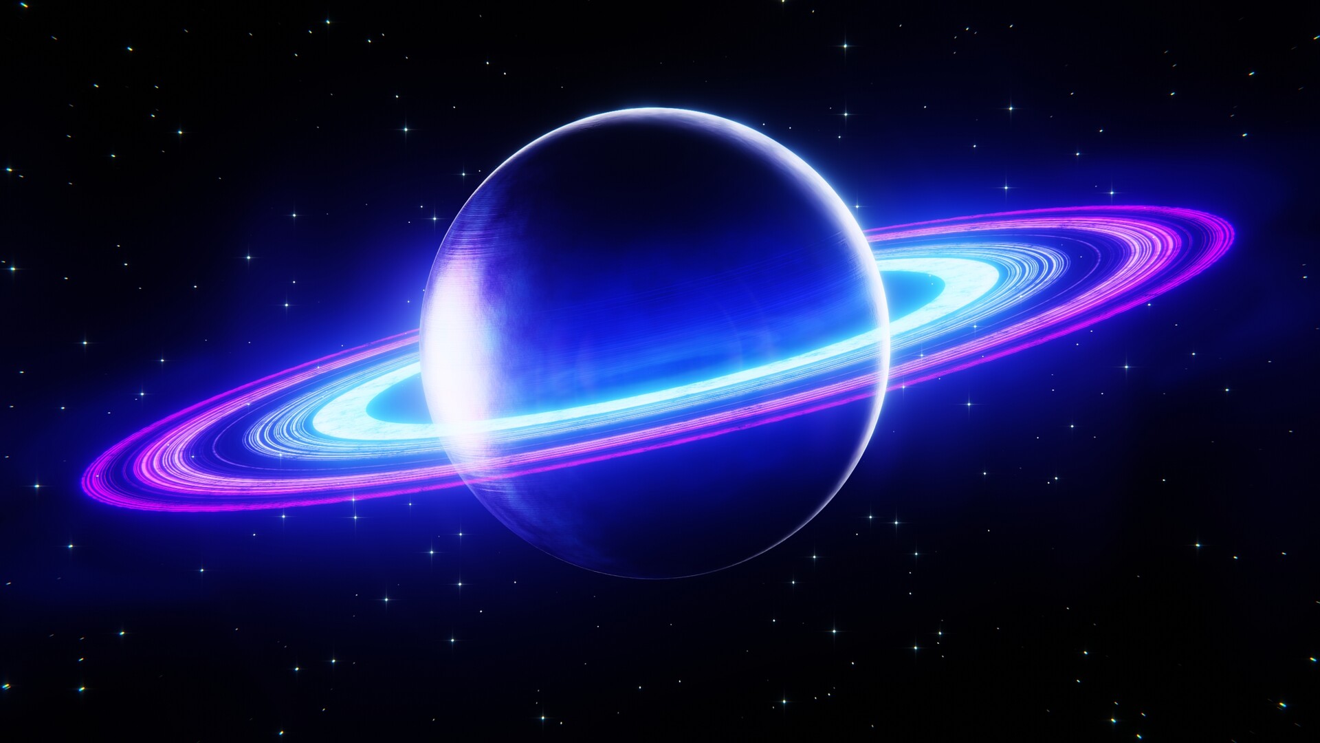 Ryan King - Futuristic Stylized Ringed Planet 🪐 (Blender Tutorial)