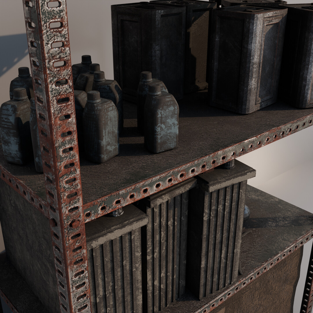 ArtStation - A Metal Rack