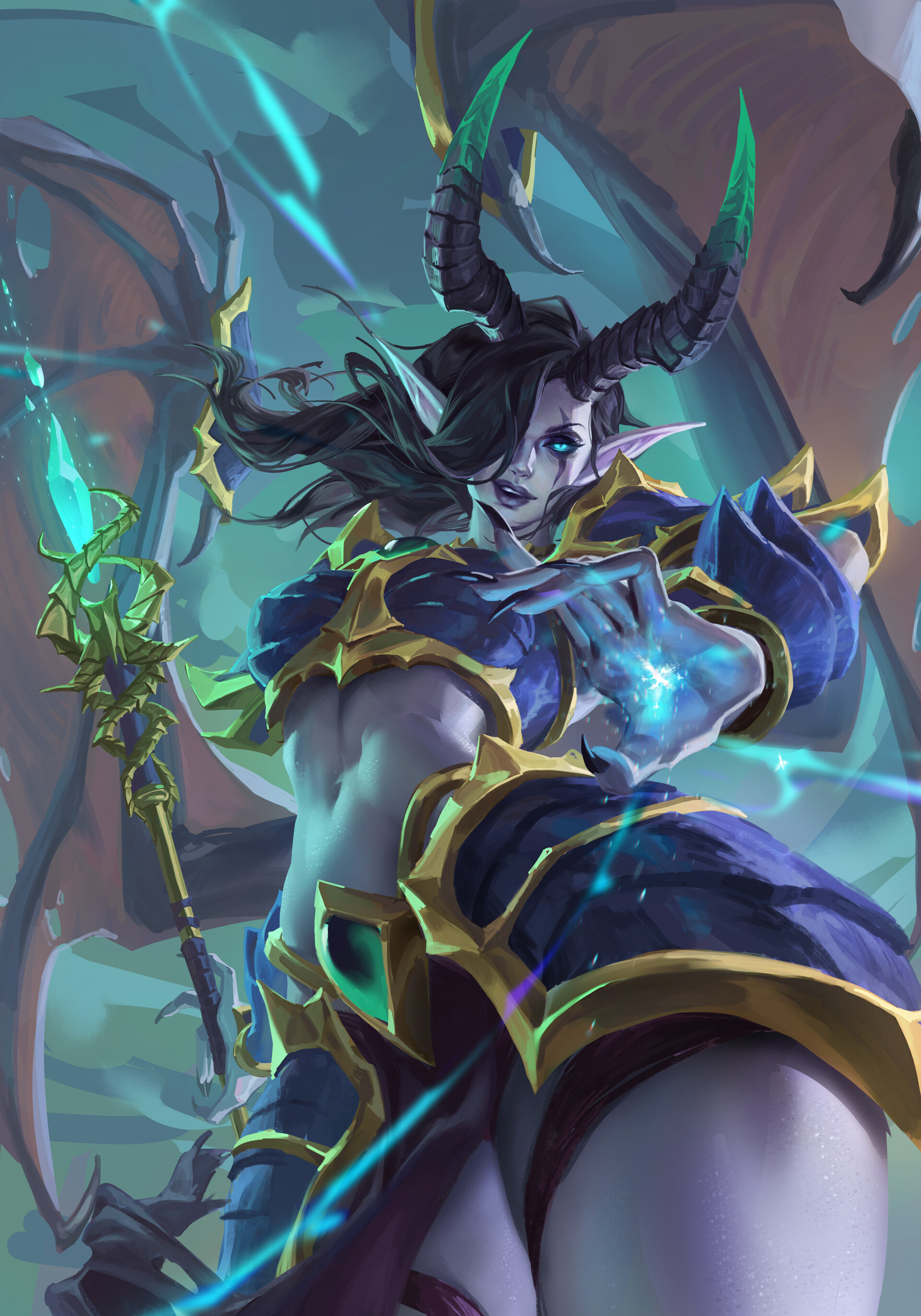 ArtStation - dreadlord Jaina fanart