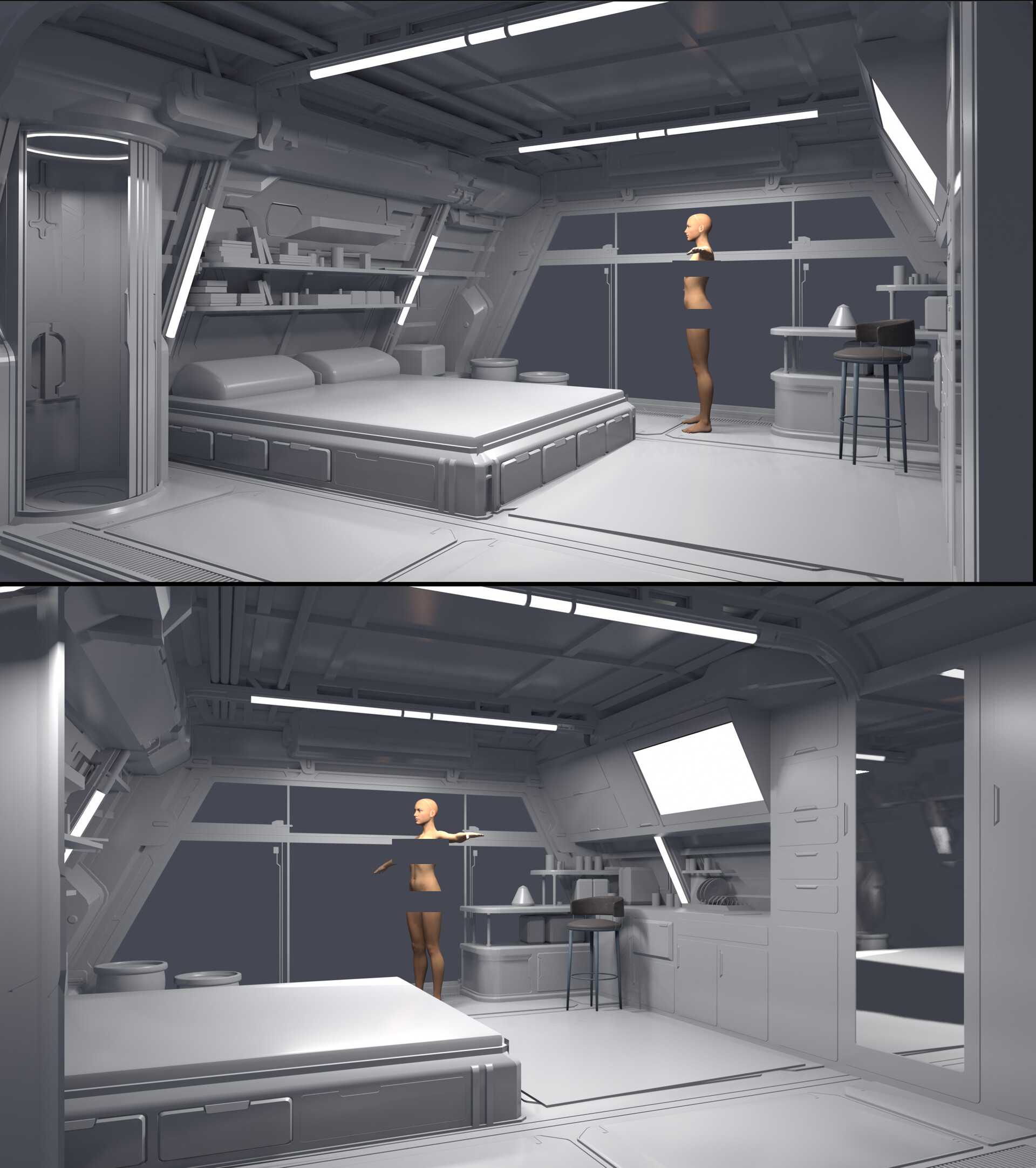 Sergey Grechanyuk - rooom from some distant future - concept keyframe ...