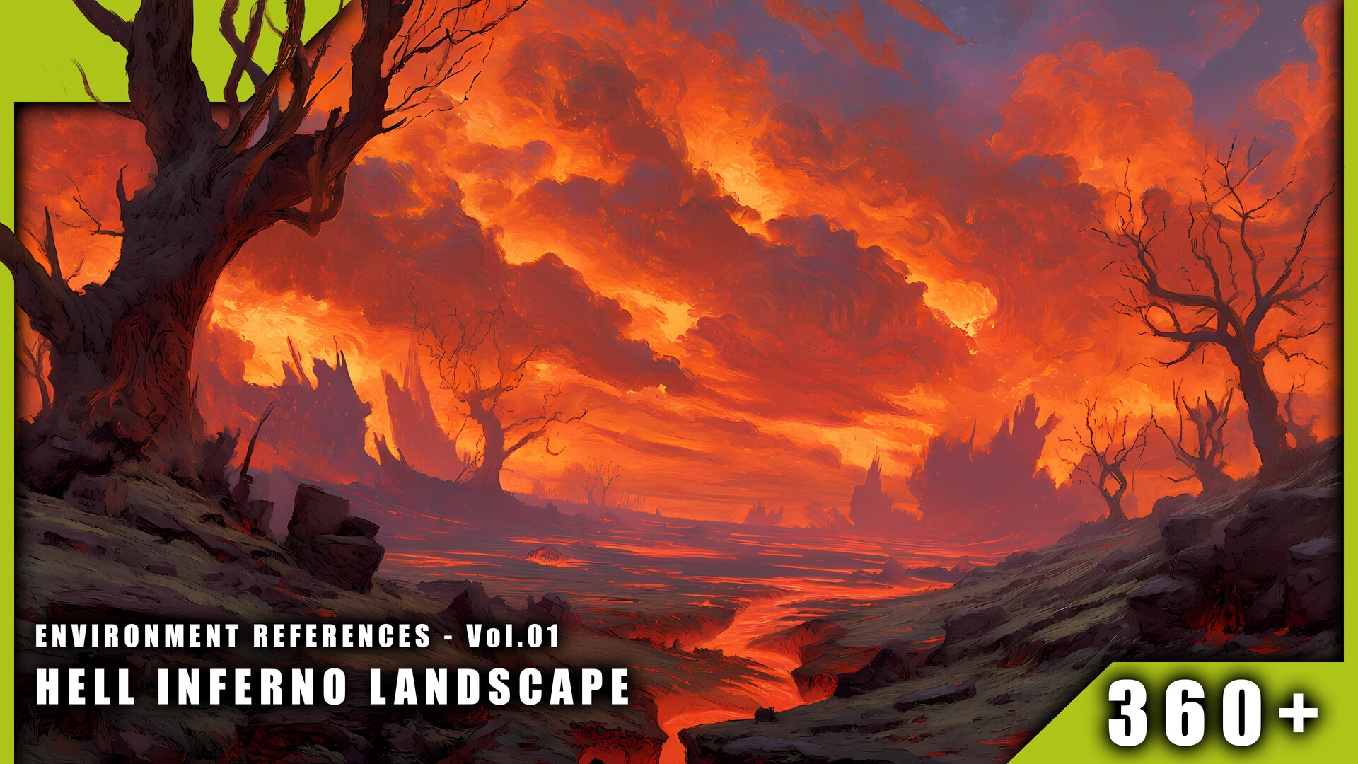 WaterLaw's Studio - 360+ Hell Inferno Landscape - Environment ...
