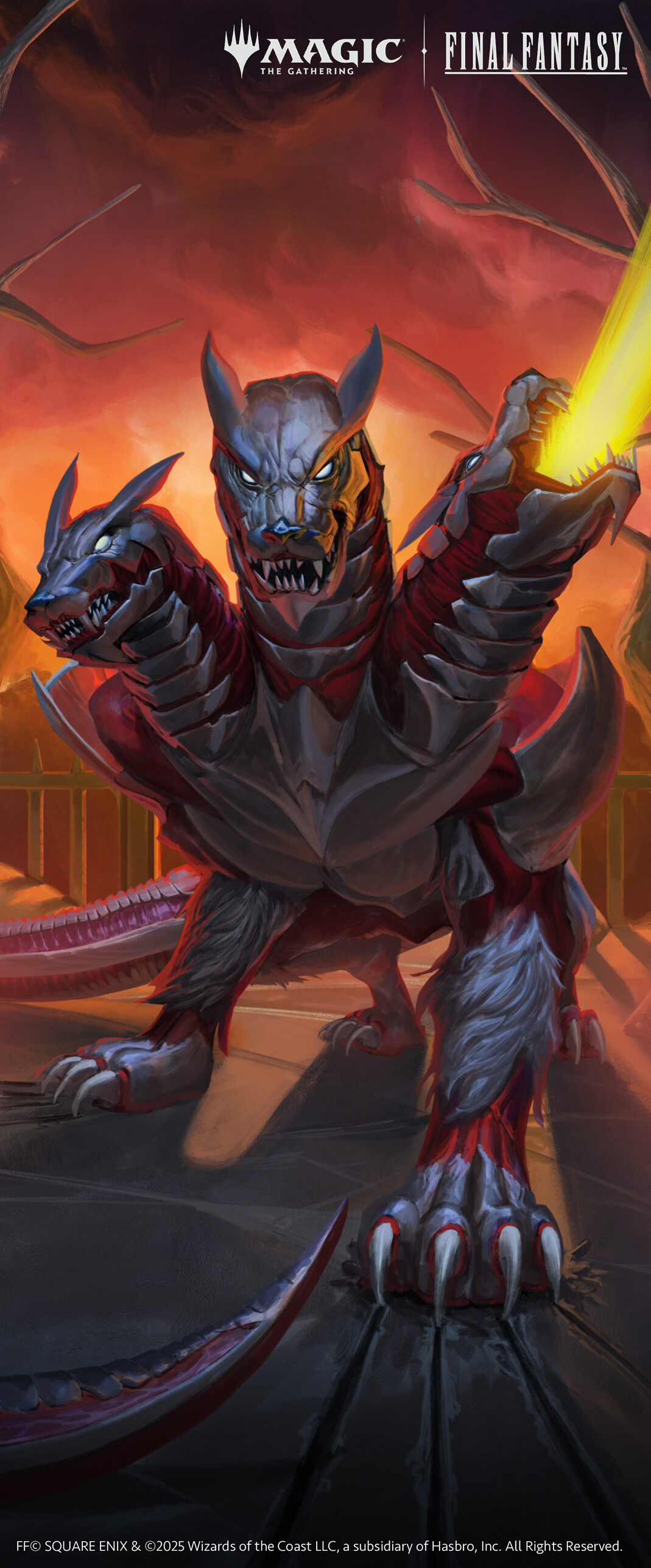 Kevin Glint Studios - Summon: G.F. Cerberus - MTG x Final Fantasy