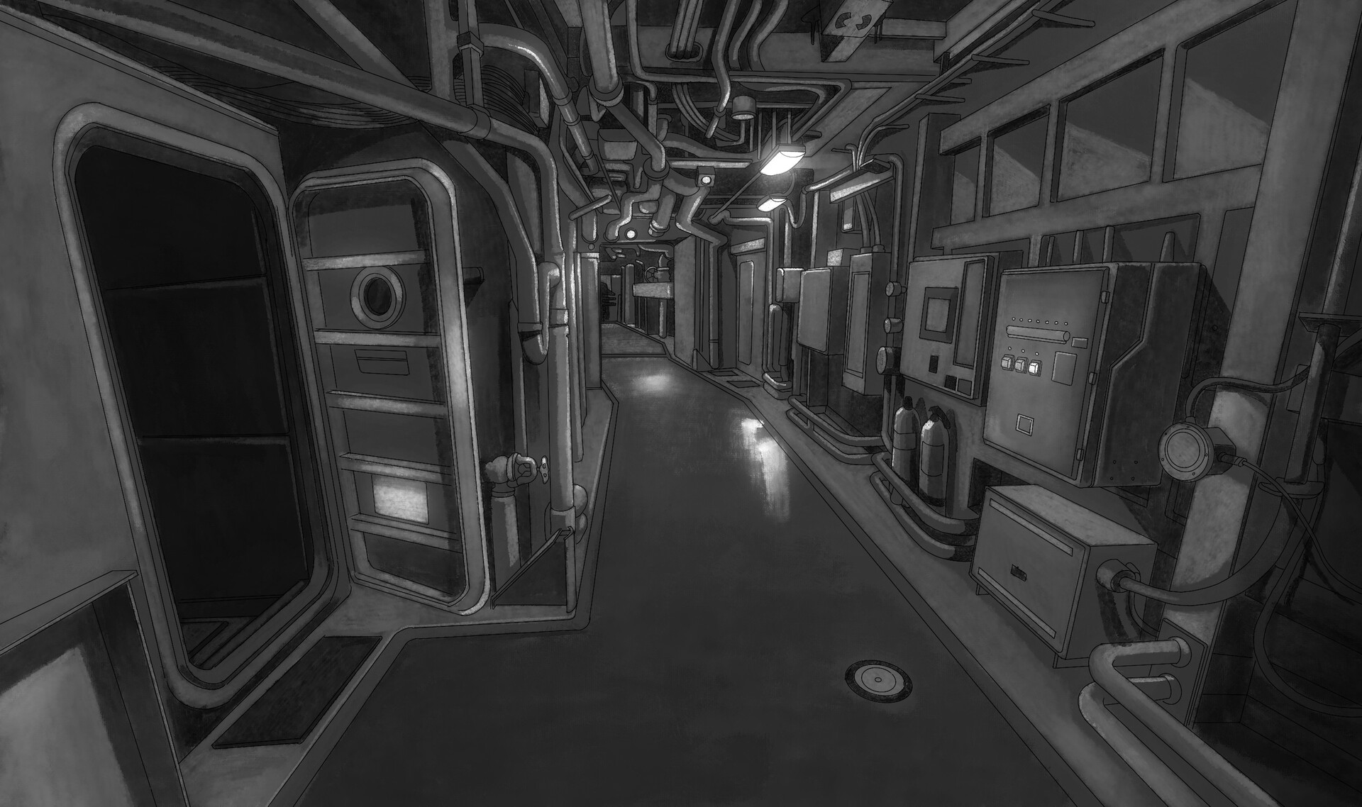 ArtStation - Ship Interior