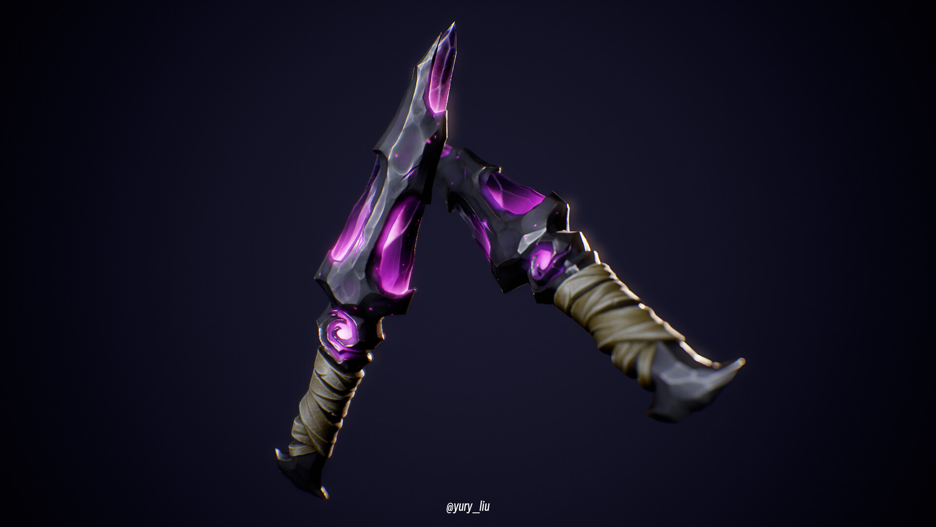 ArtStation - Stylized Fantasy Dagger