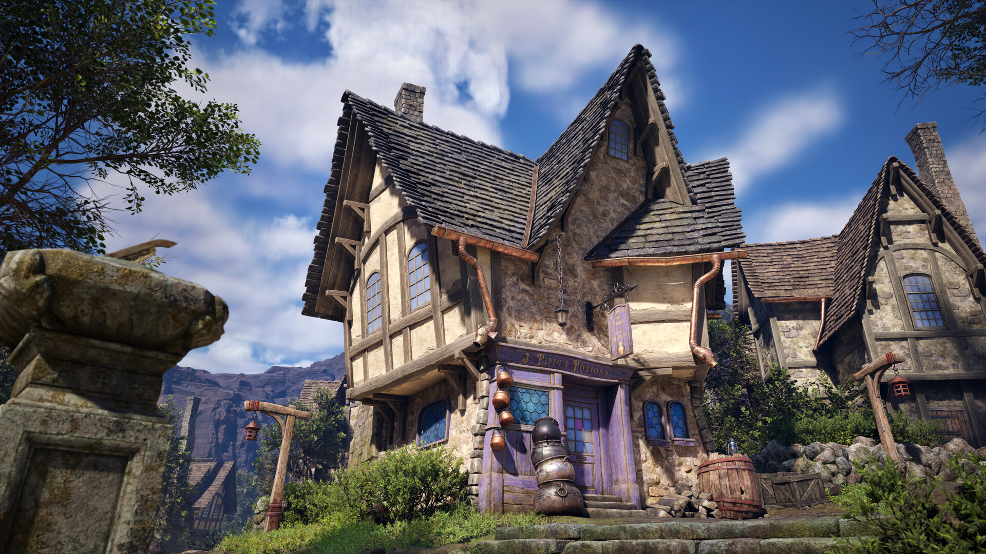 ArtStation - J. Pippin's Potions (UE5 Environment Portfolio)