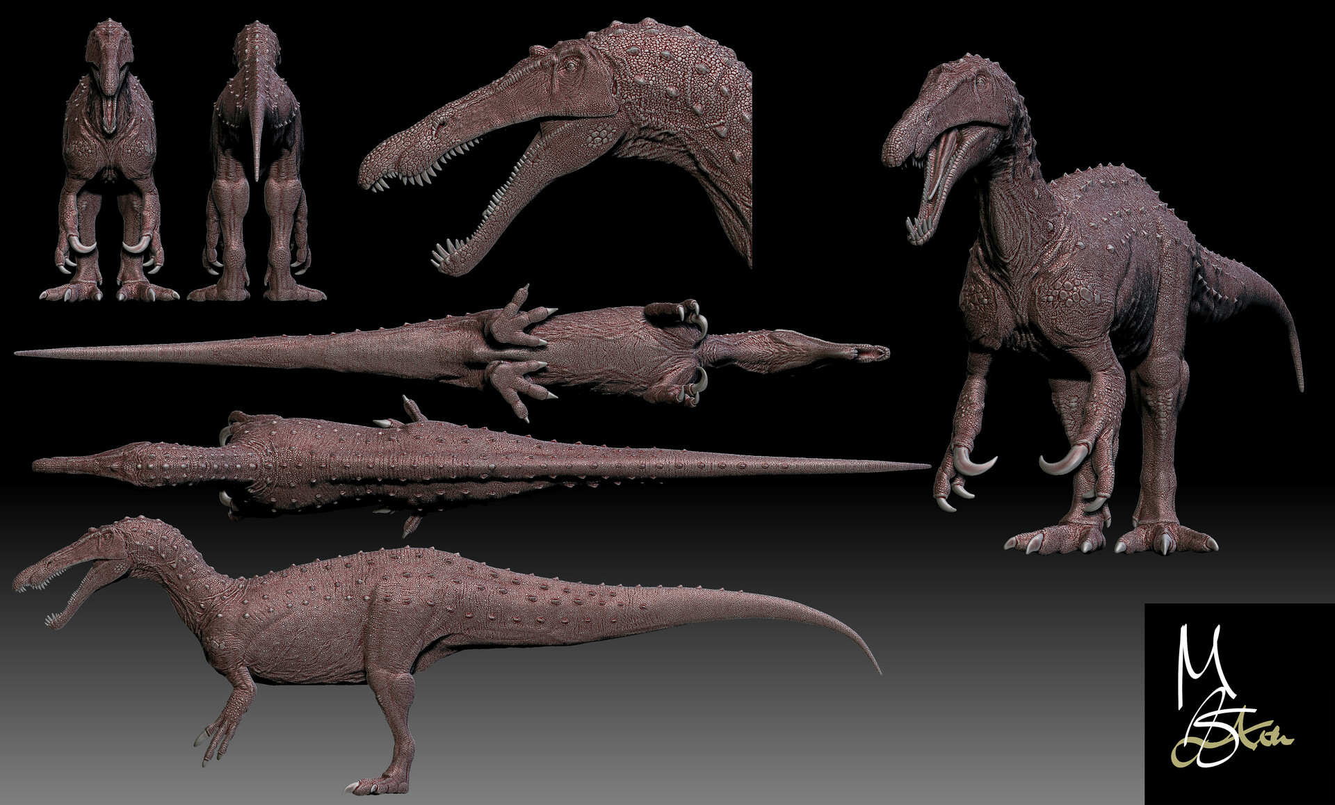 Matthew Duncan - Suchomimus - Sculpt