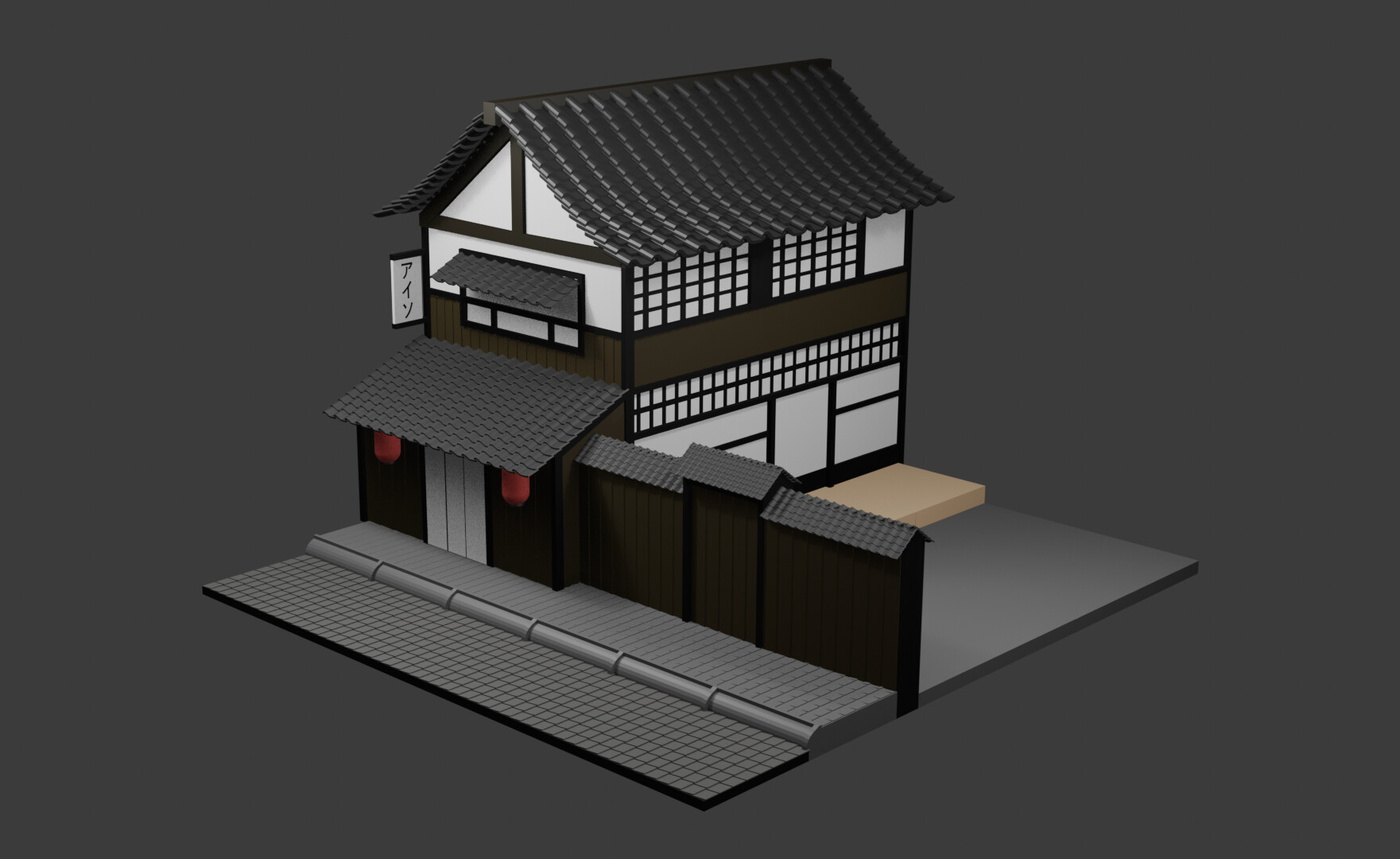 ArtStation - Traditional japanese house